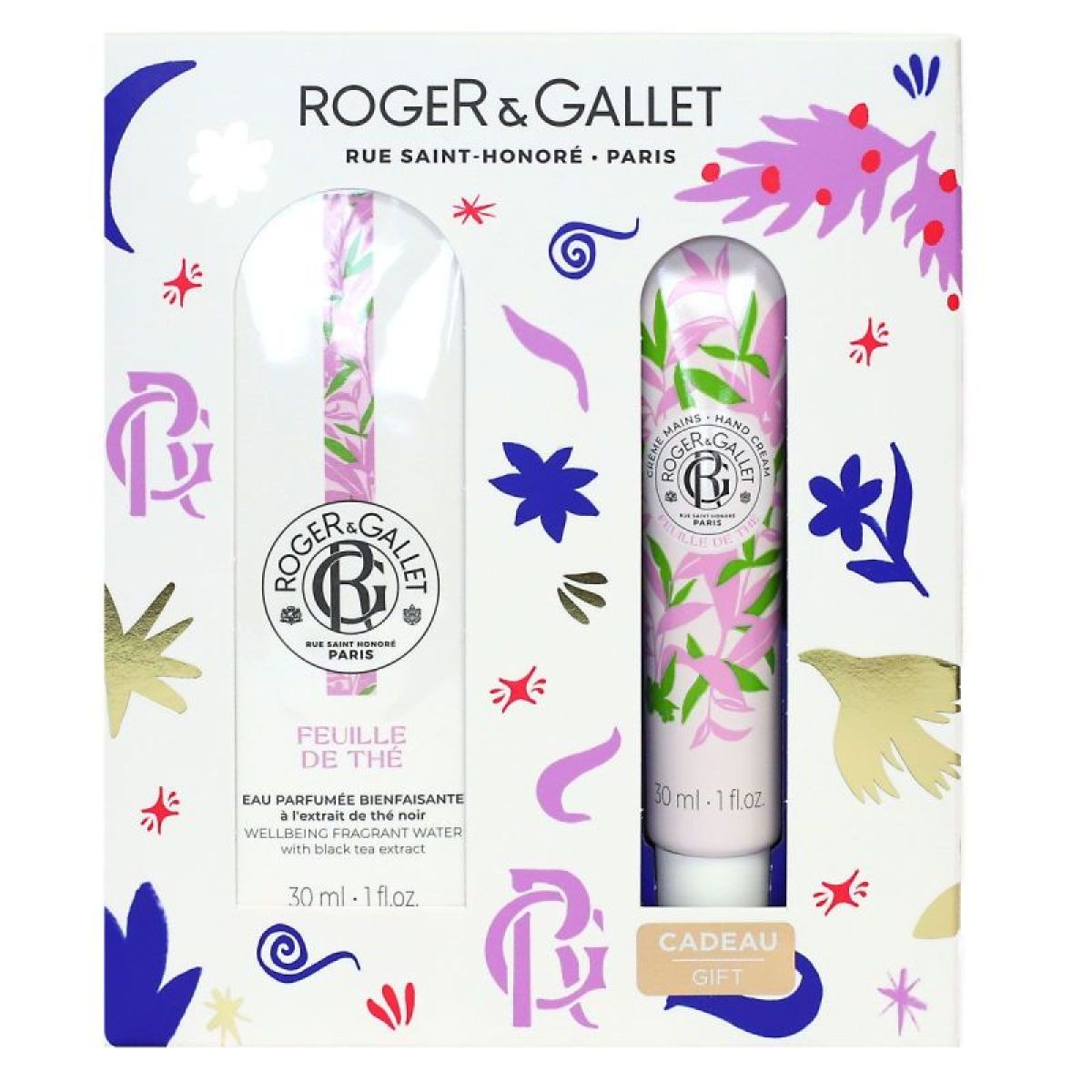 Coffret Roger & Gallet Feuille de Thé – Parfum + Crème Mains