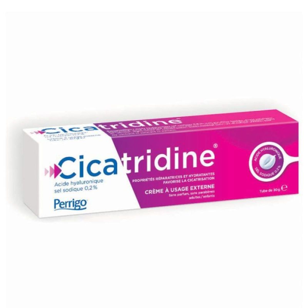 Cicatridine Crème 30g - Soin Réparateur pour Peaux Endommagées