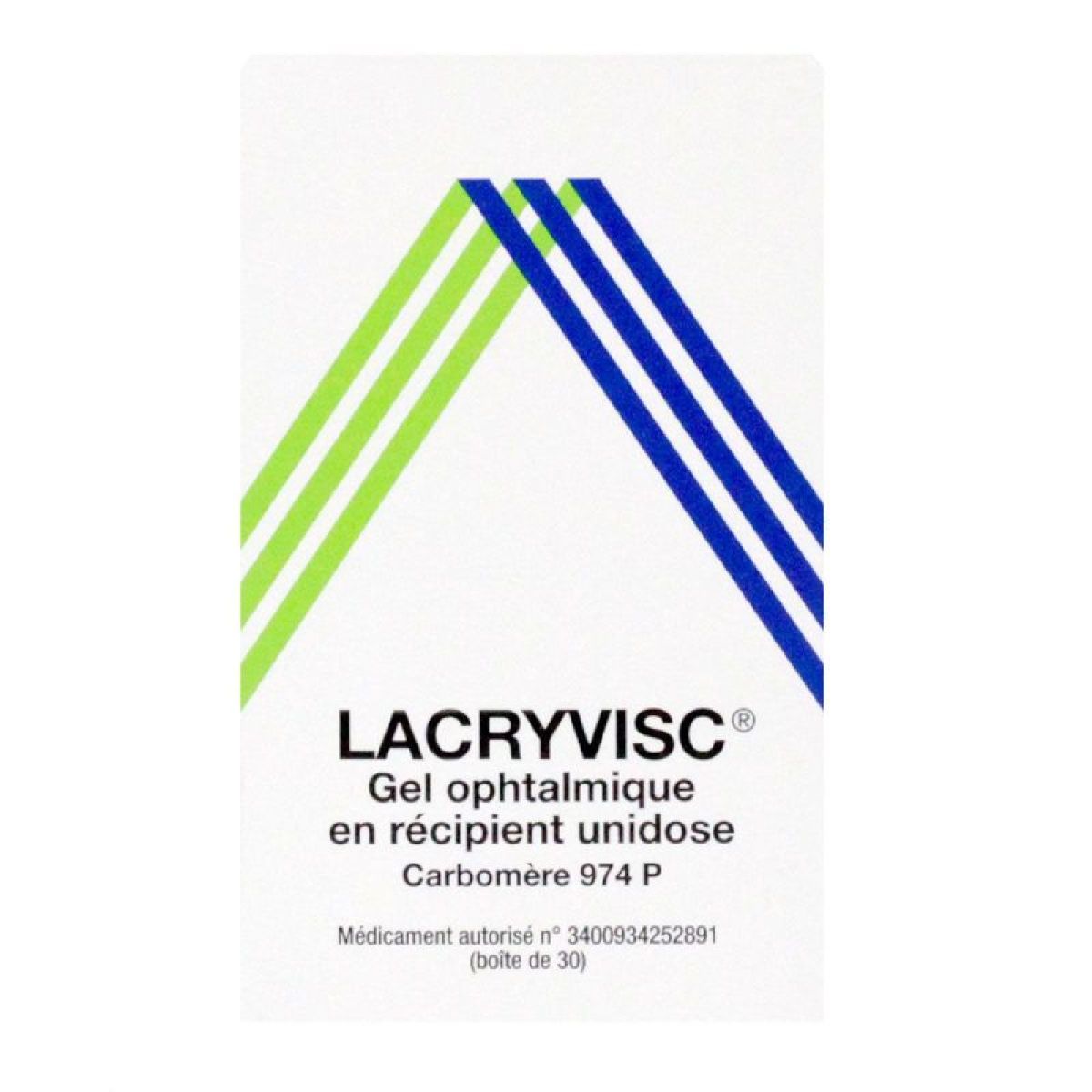 Lacryvisc : Gel ophtalmique en unidoses - 30 unités