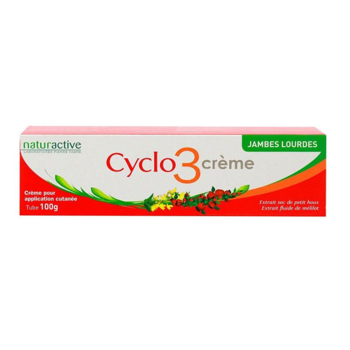 Cyclo 3 Crème 100g : soin circulatoire et apaisant