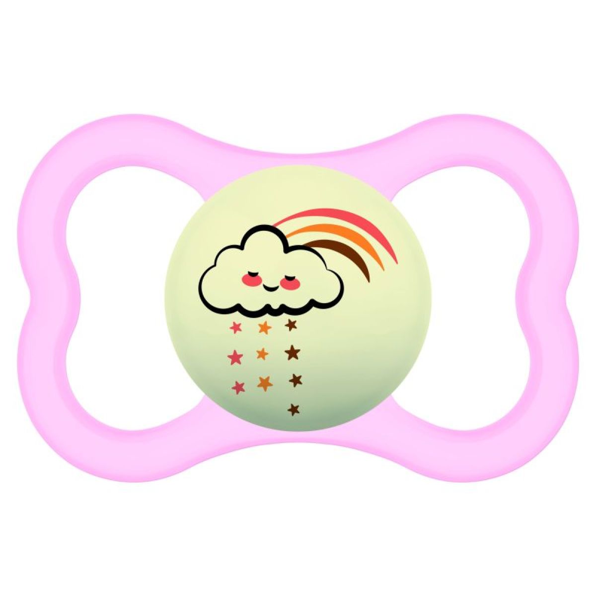 Sucette MAM Supreme Nuit +6M - Silicone et Brille dans le Noir (x2)