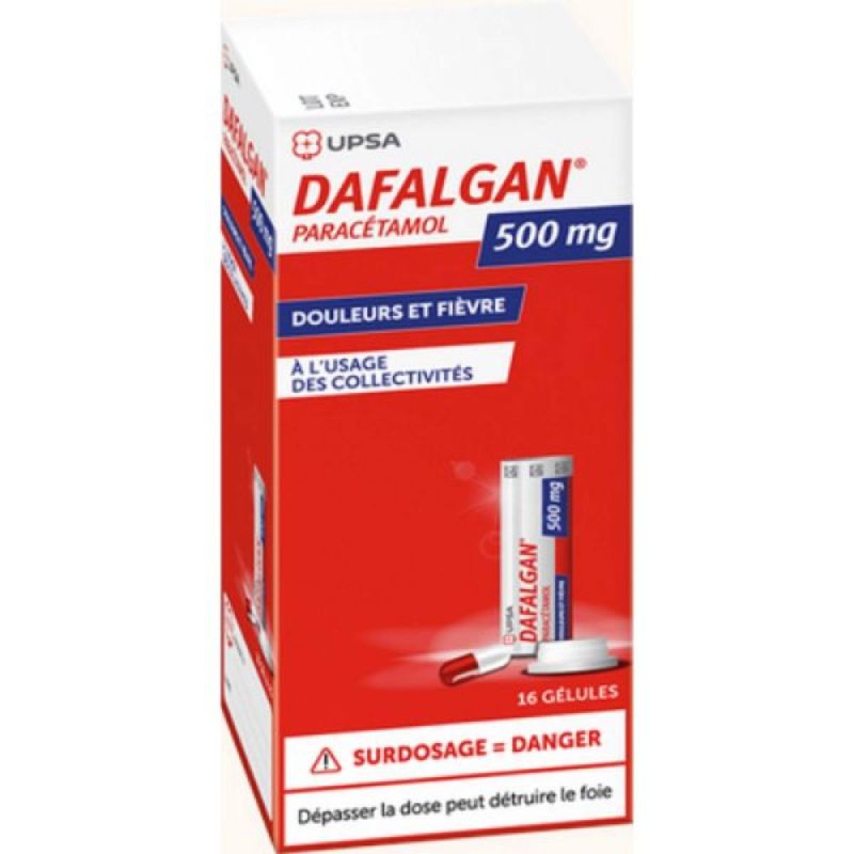 Dafalgan 500Mg Gelule 16 Tube