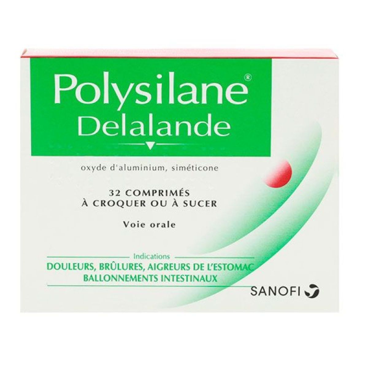 Polysilane Delalande Comprimés x32 - Digestion et anti-acide