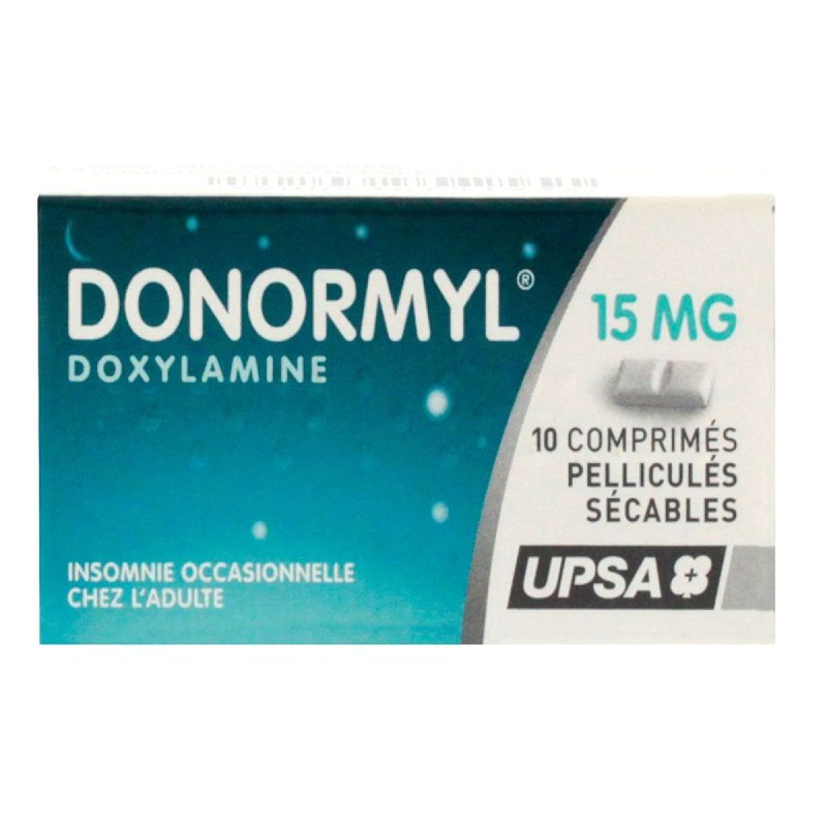 Donormyl 15mg Sécables 10 : traitement efficace contre les troubles du ...