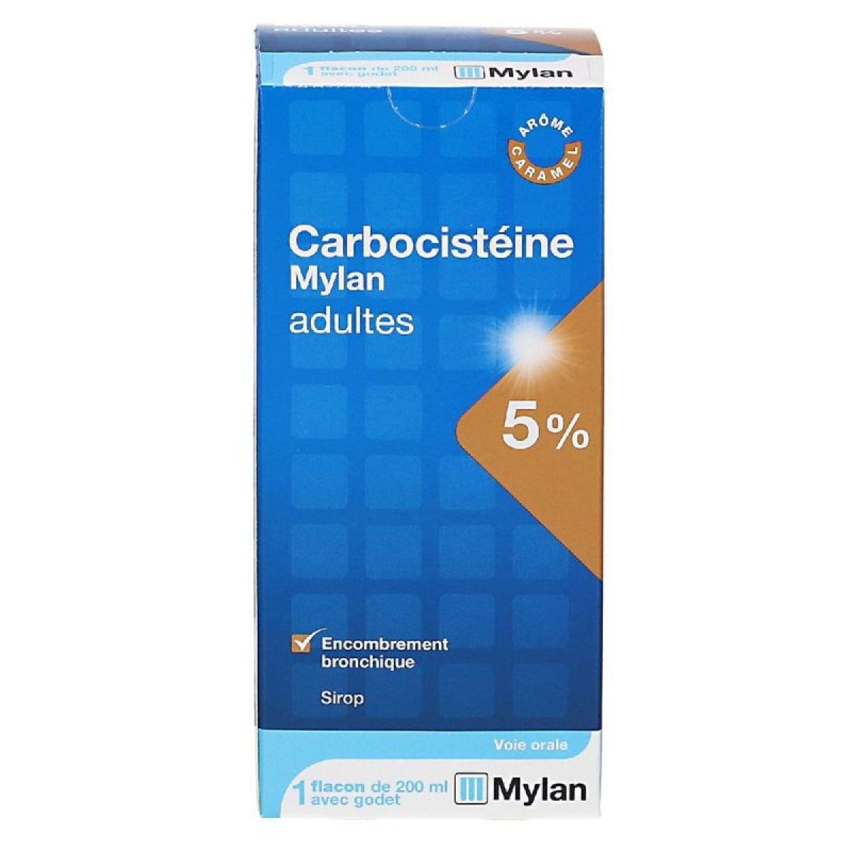 Carbocistéine 5% Adultes Sirop 200ml – Fluidifiant Bronchique