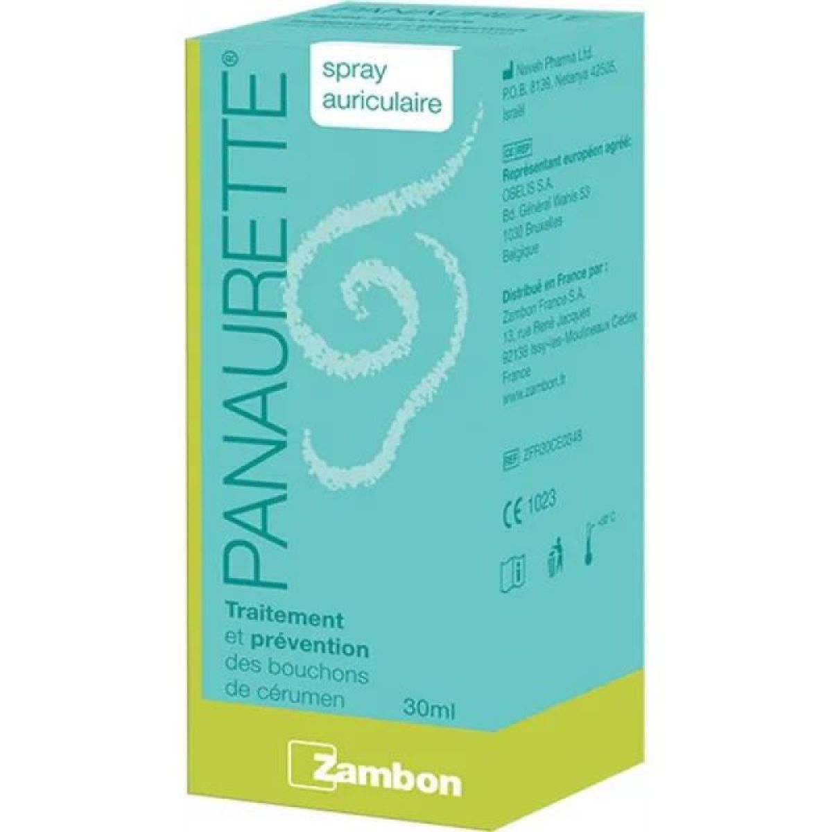 Panaurette Spray 30ml - Élimine les Bouchons | Pharmacie Jules Verne
