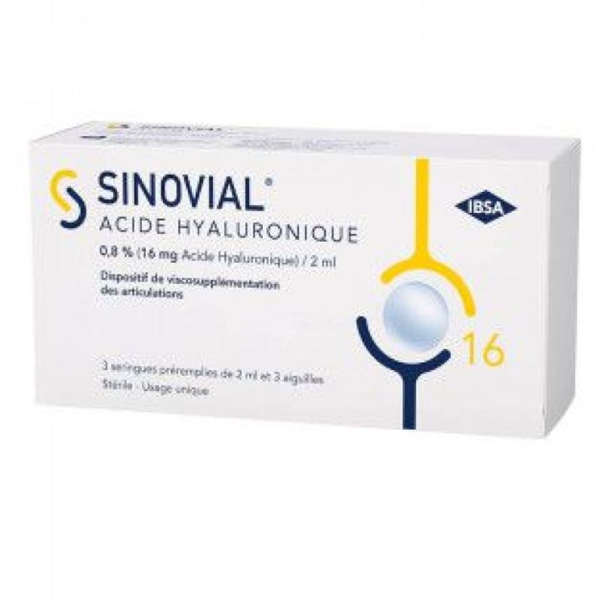 Sinovial 2ml Solution 3 Seringues - Articulations