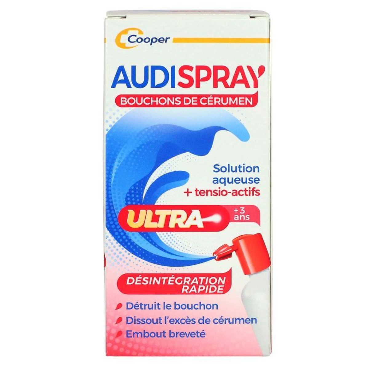 Audispray Ultra - 20ml - Élimination des Bouchons de Cérumen