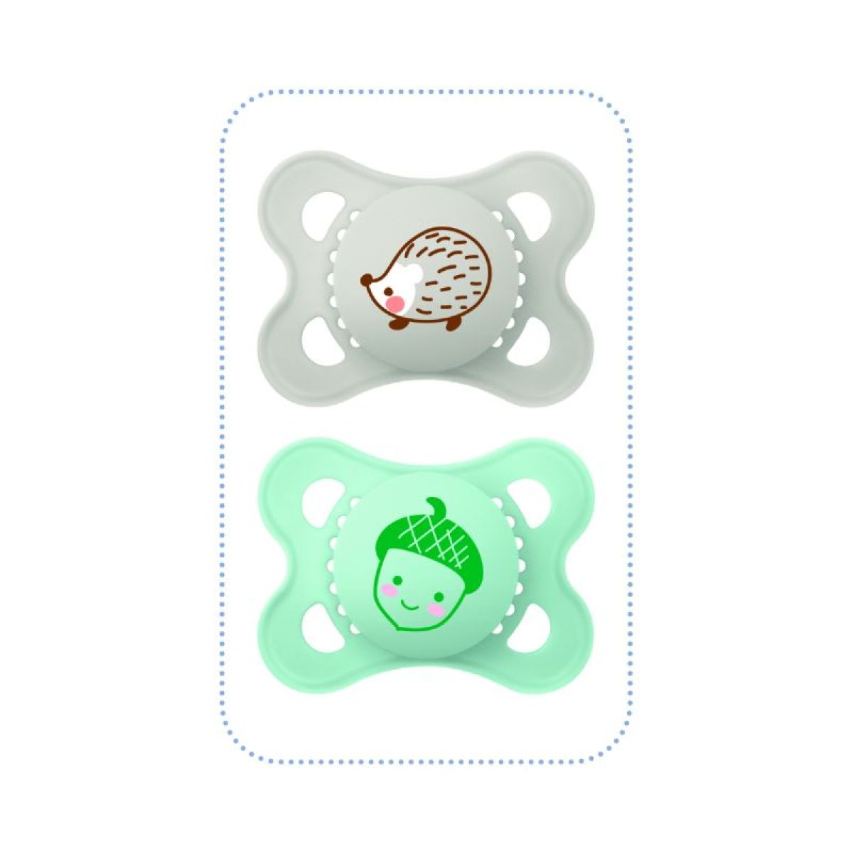 Sucette MAM Origin Nature Silicone +2-6M - Douceur et Confort (Lot de 2)