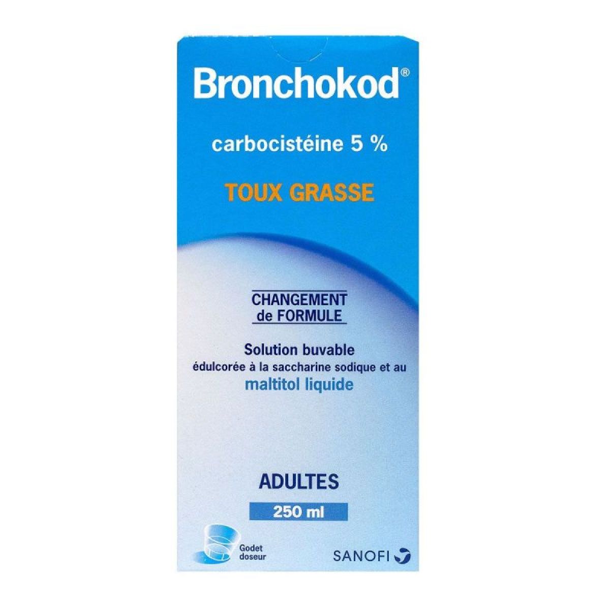 Bronchokod Solution Buvable 250ml - Soulagement de la Toux