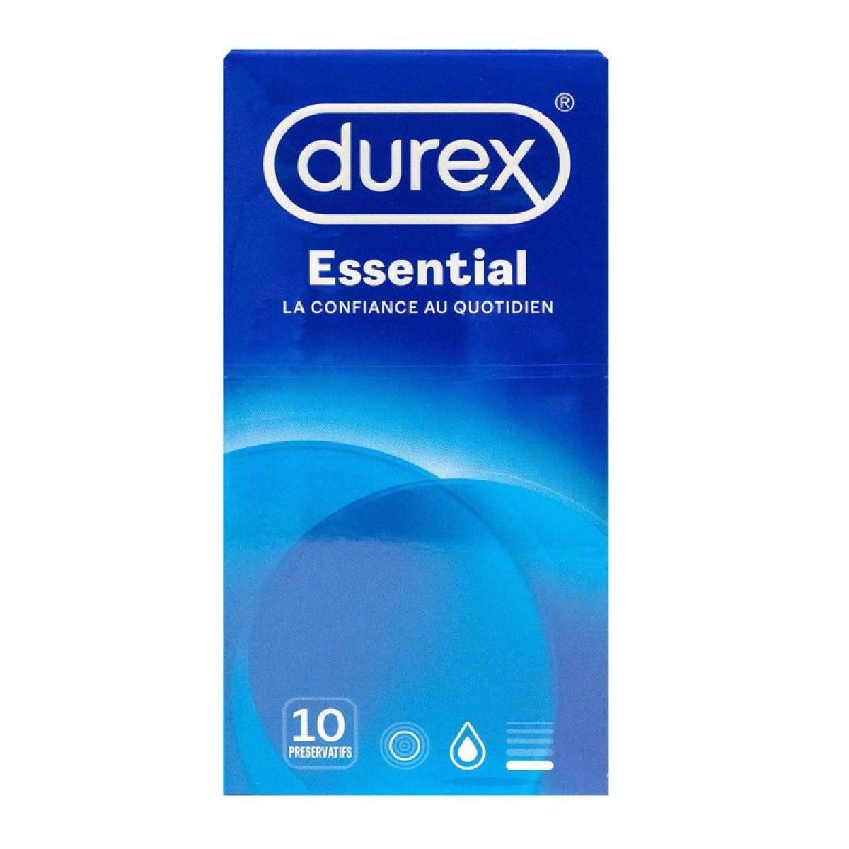 Durex Préservatifs Essential x10 - Confort et protection classique