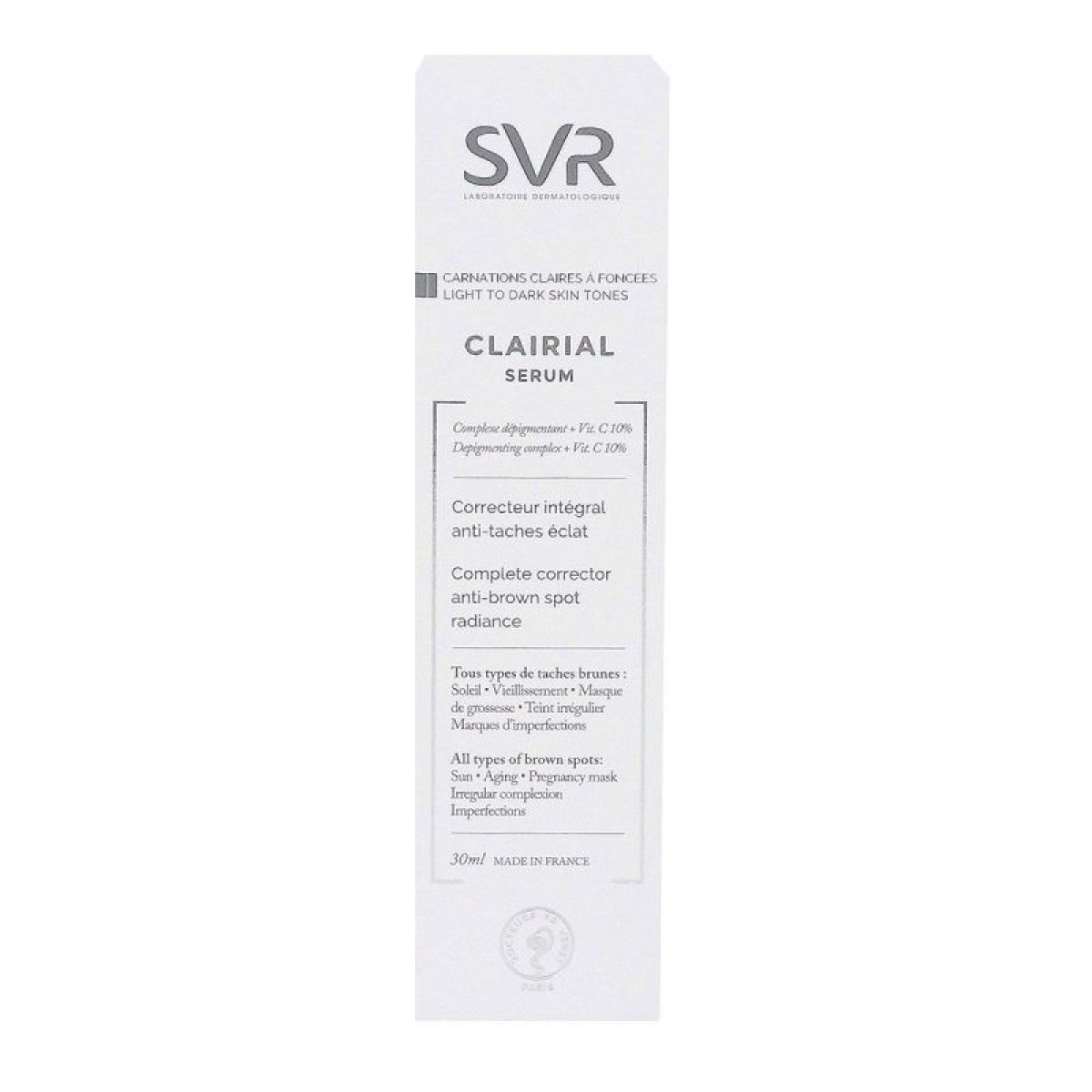 SVR Clairial Sérum 30ml - Sérum Anti-Taches et Éclat