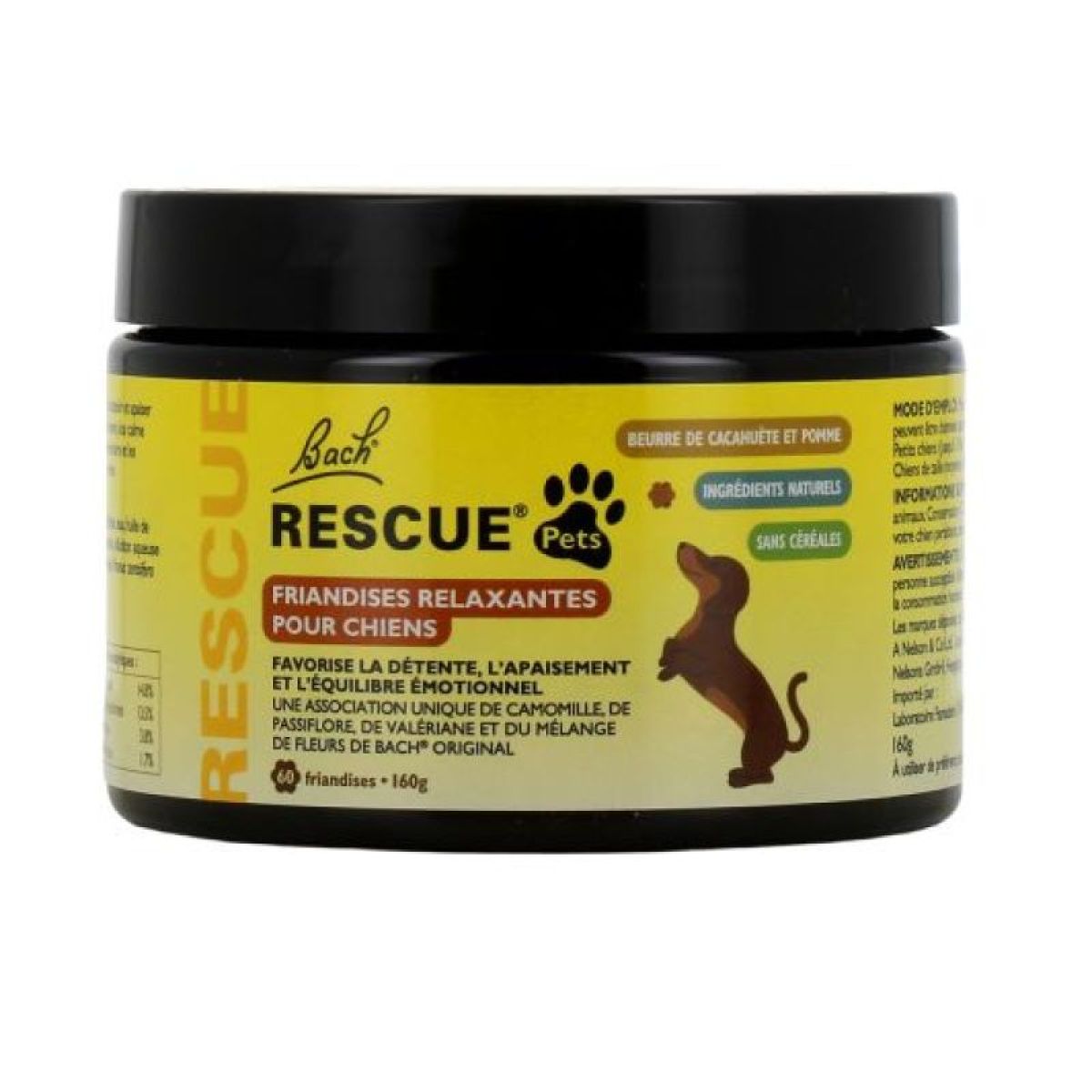Rescue Bach Original Pets - Friandises Anti-Stress pour Animaux