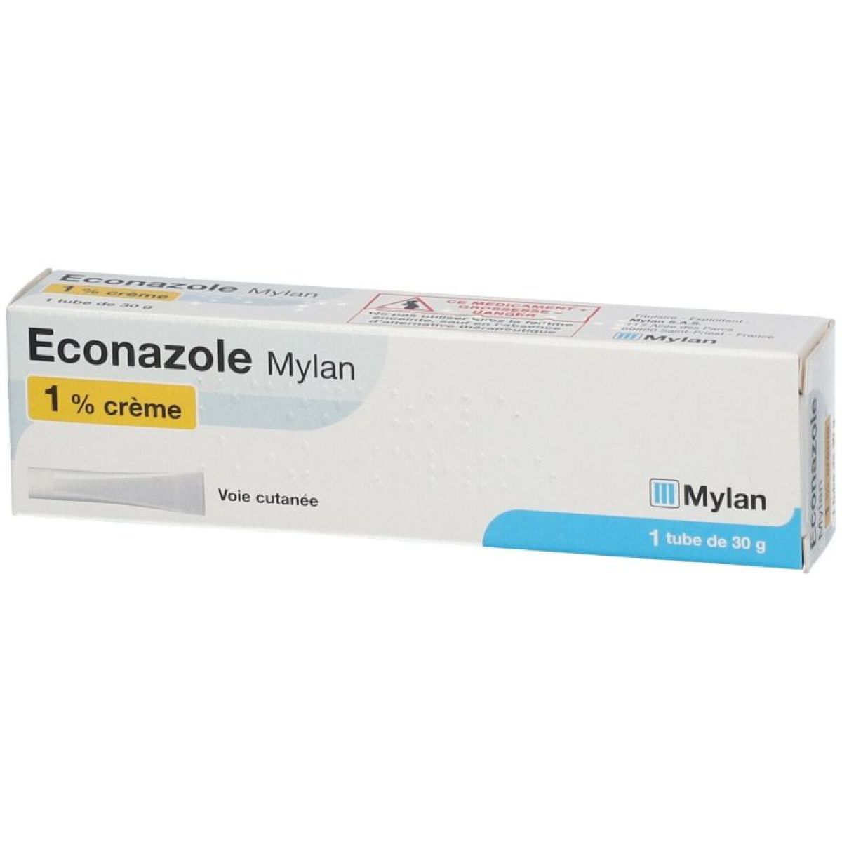 Econazole 1% Mylan Crème 30g - Antifongique local