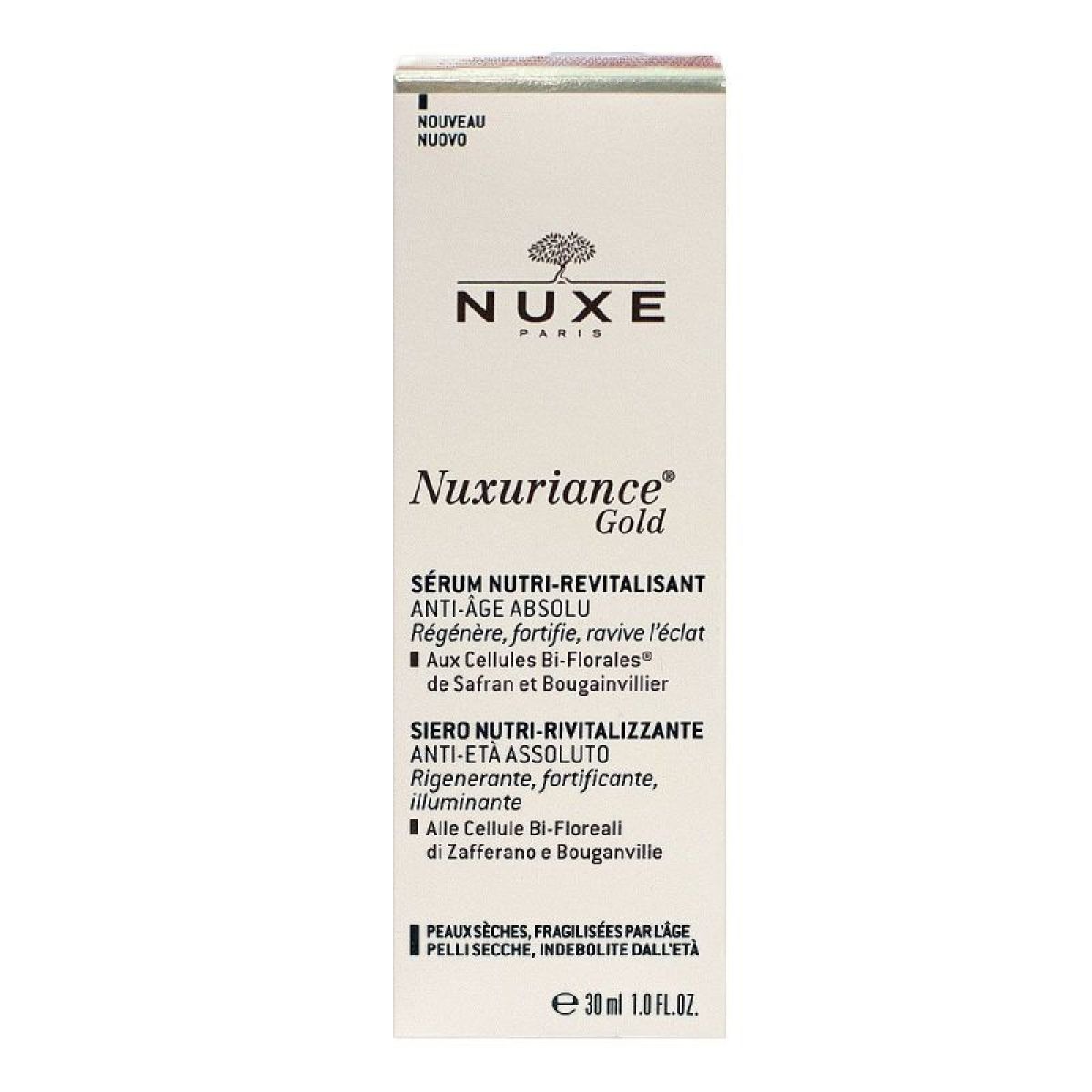 Nuxuriance Gold Sérum 30ml - Régénération et Nutrition Anti-Âge