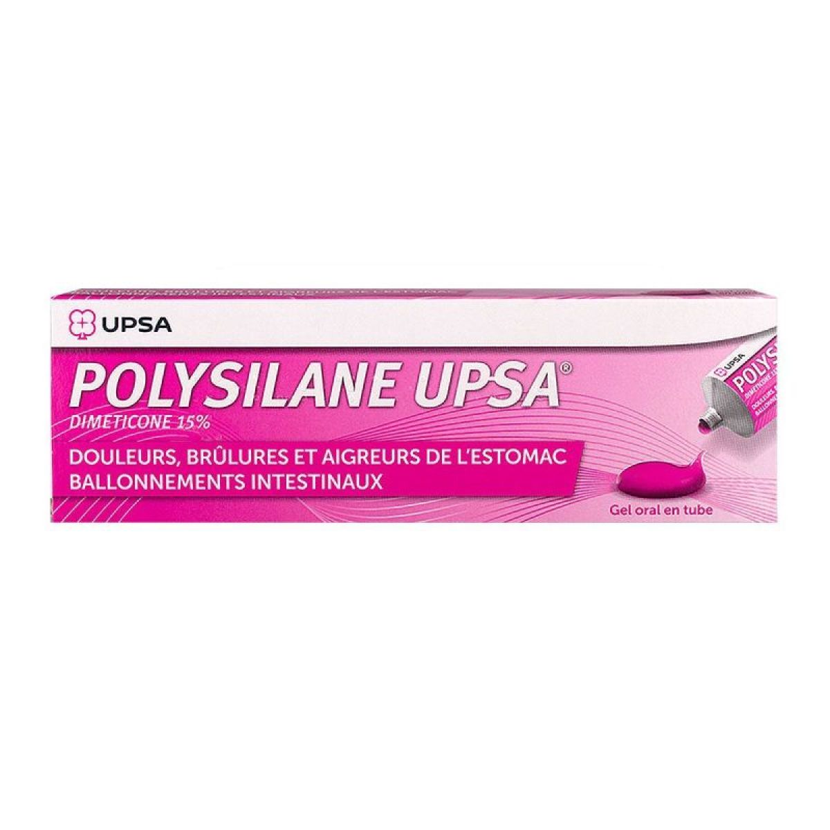 Polysilane UPSA Gel Oral 170g - Soulagement des brûlures d'estomac