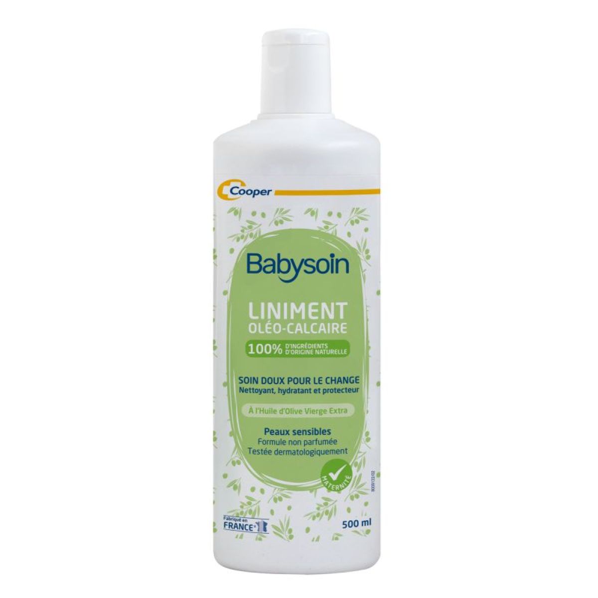 Liniment Oleo Babysoin Cooper 500ml - Nettoie et hydrate