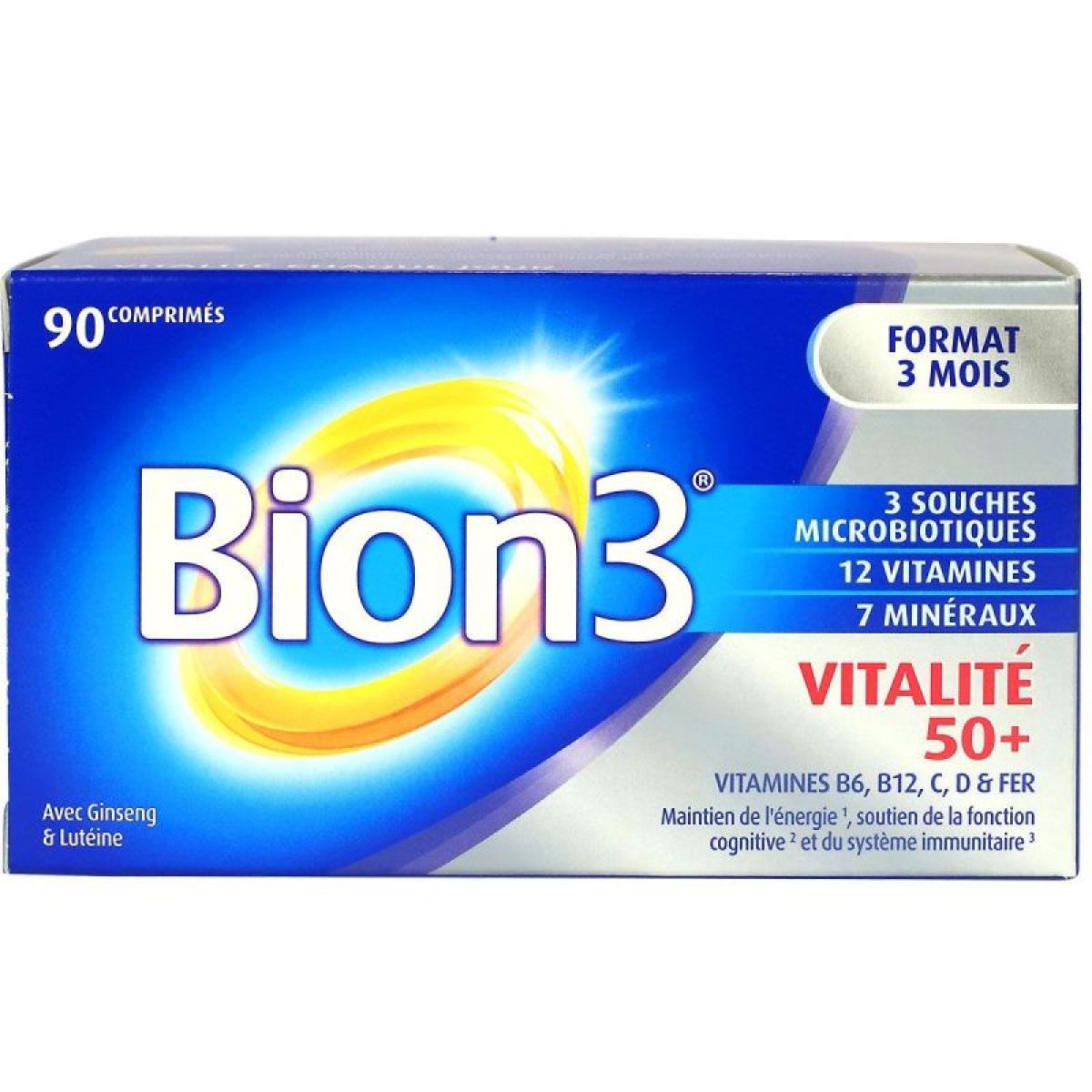 Bion 3 Défense Senior 90 Comprimés - Vitalité et Immunité Après 50 Ans