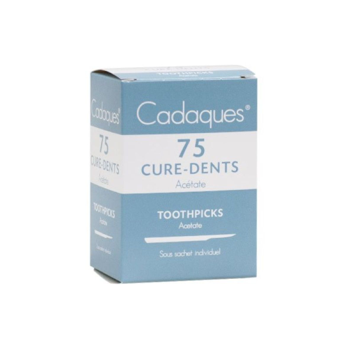 Cure-Dents Cadaques - Acétate Petit Modèle x75