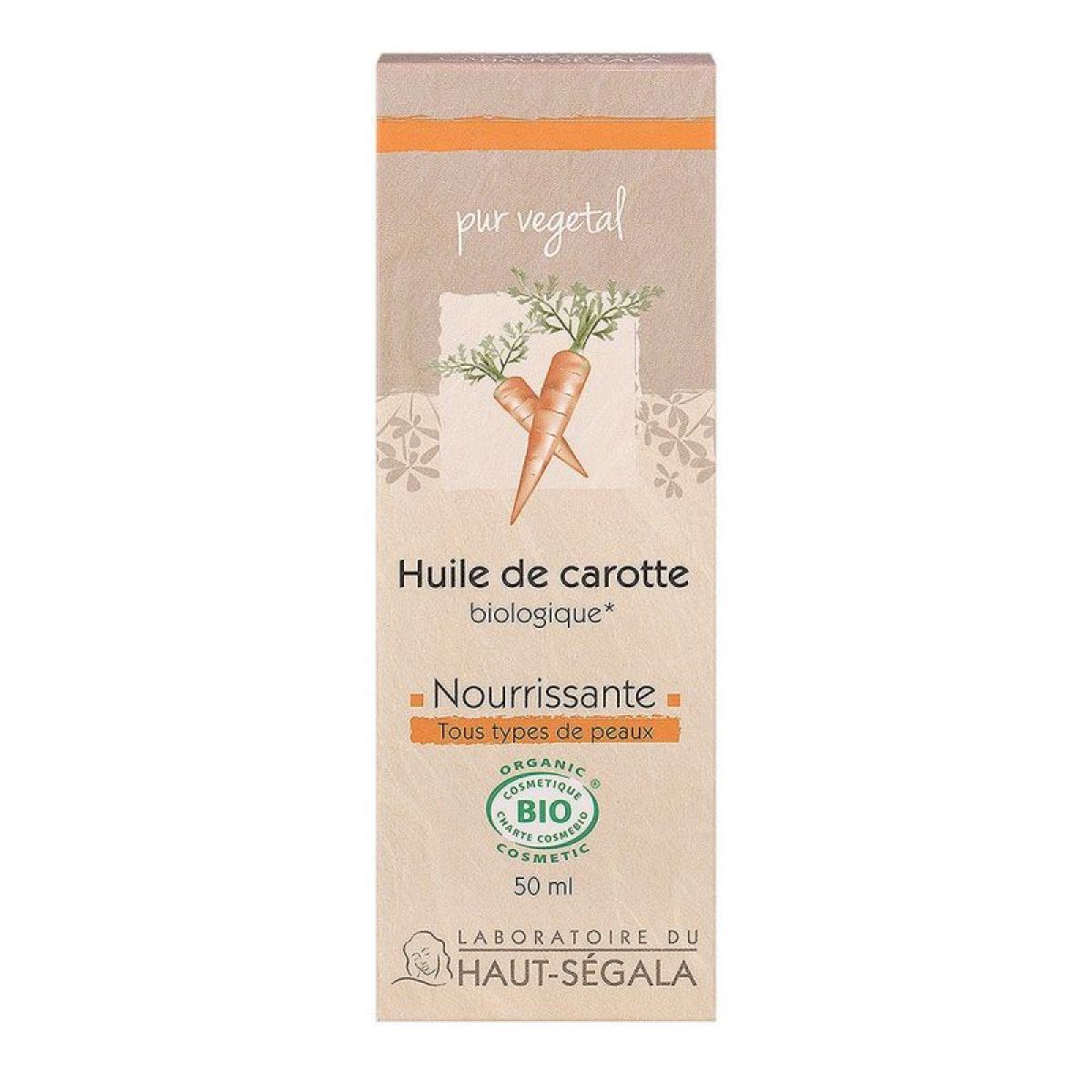 Huile de Carotte Bio : Teint éclatant et hydratation - 50ml
