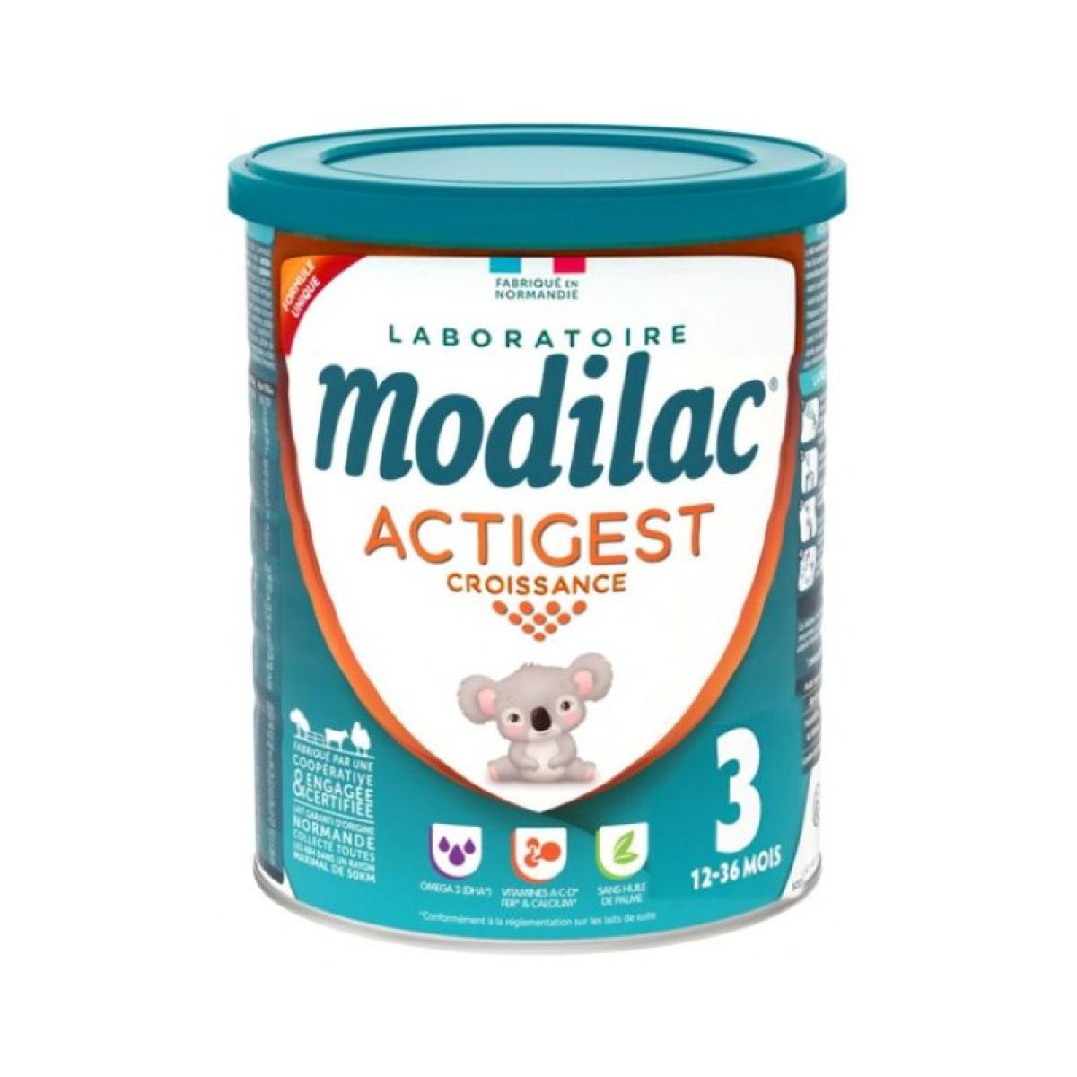 Modilac Actigest+ Croissance 800G - Lait de Croissance pour Enfants