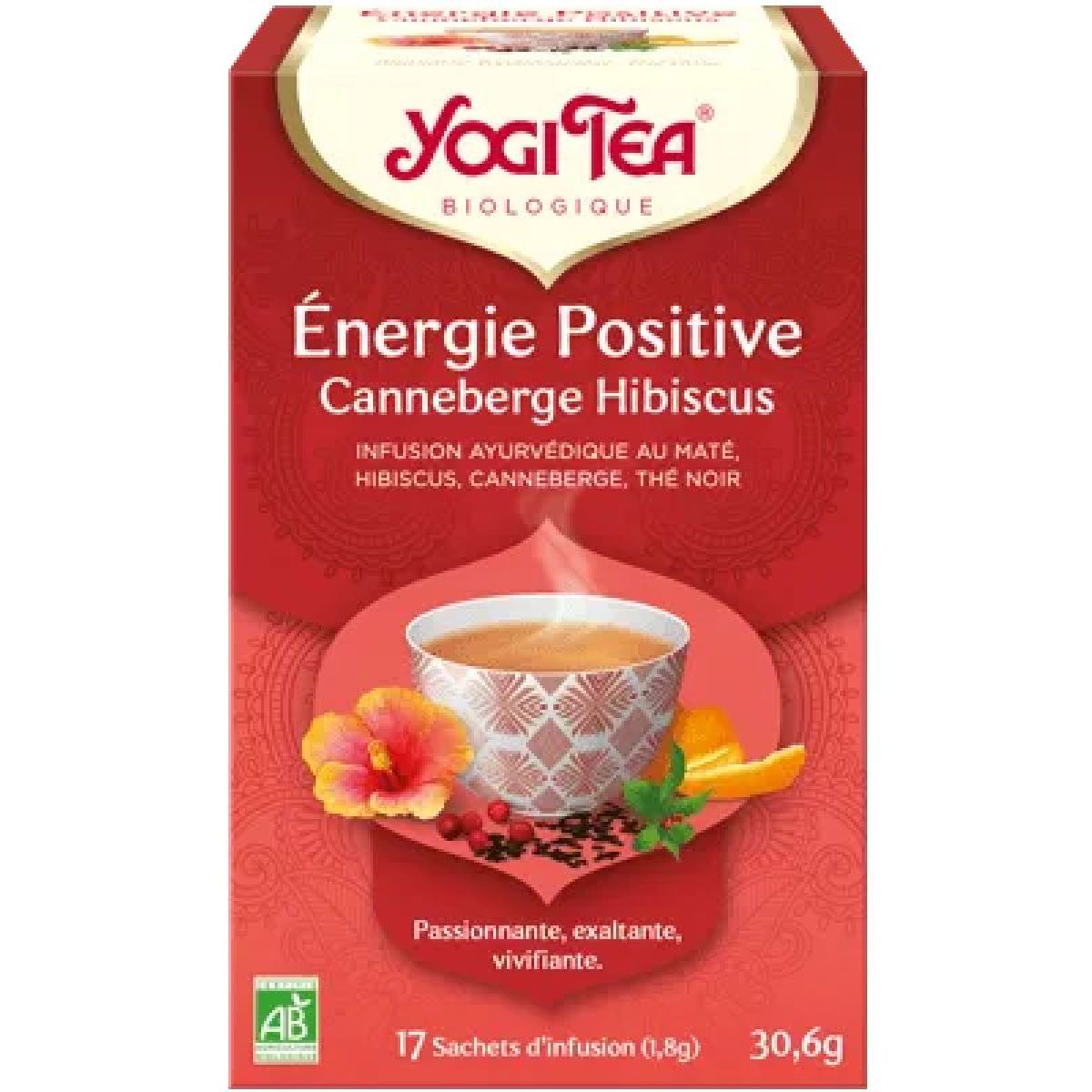 Yogi Tea Énergie Positive Bio x17 - Vitalité naturelle