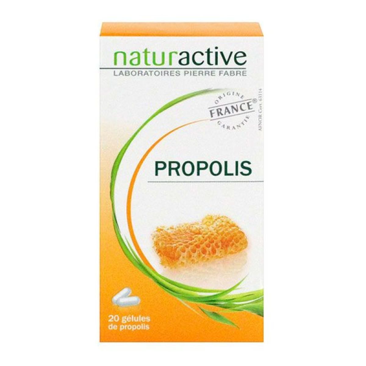 Naturactive Propolis 20 Gélules - Renforce les Défenses Immunitaires