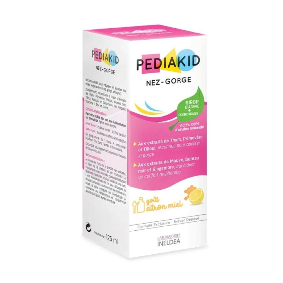 Pediakid Nez-Gorge Sirop - Voies Respiratoires 125 ml