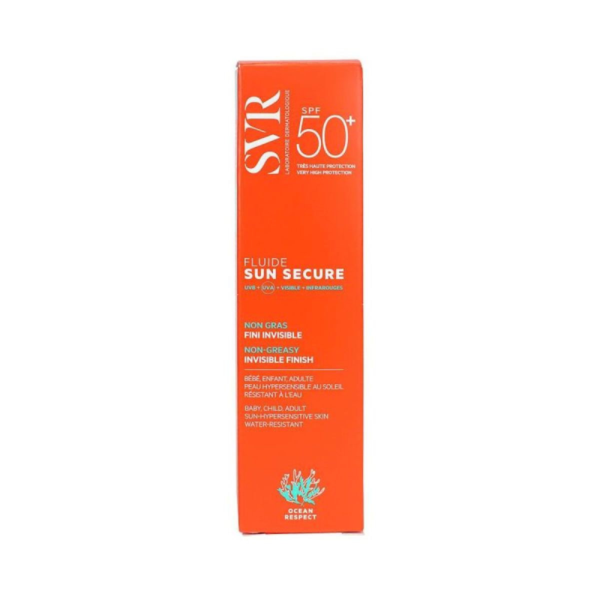 SVR Sun Secure Fluide SPF50+ 50ml - Soin Protecteur Ultra-Léger