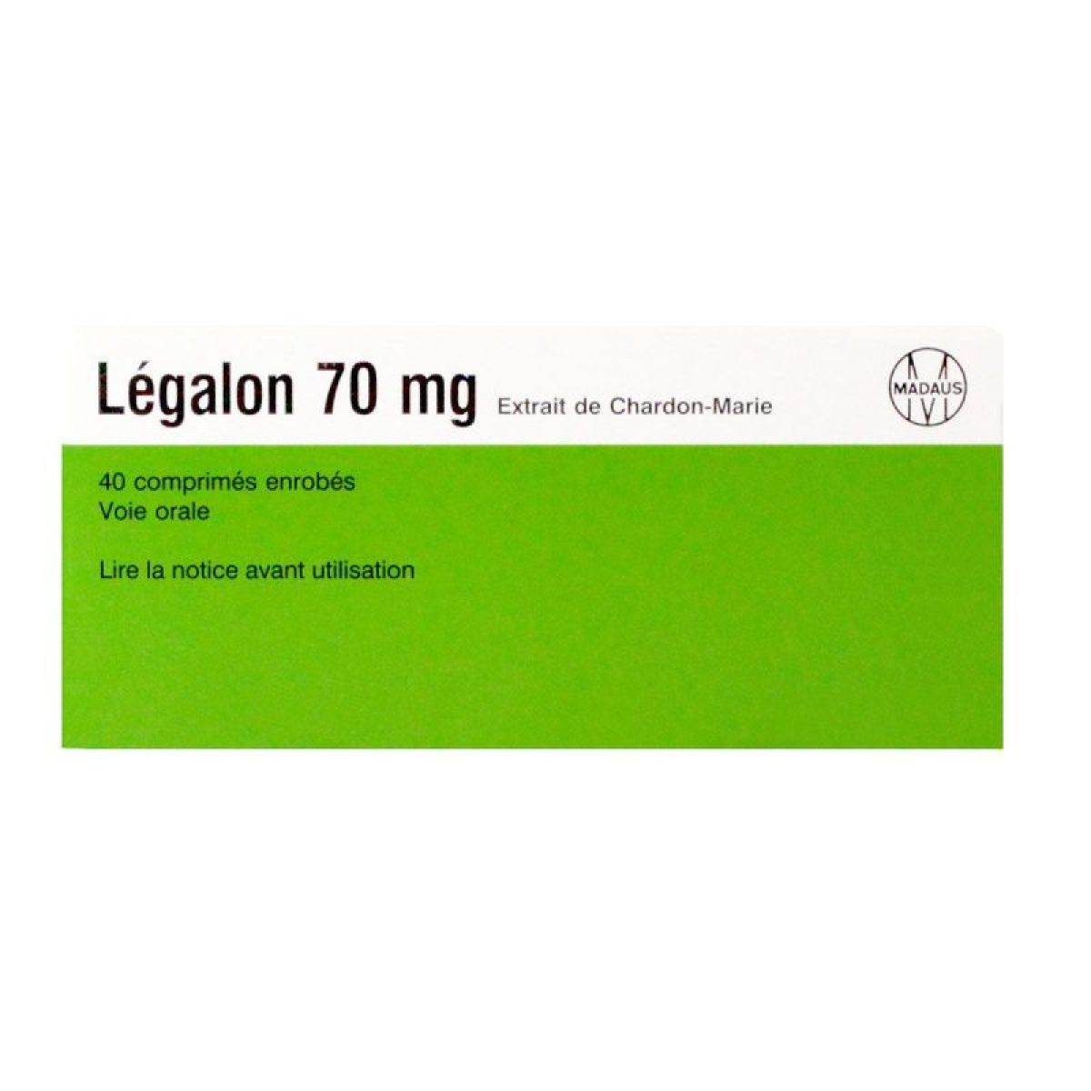 Legalon 70mg 40 comprimés - Protection Hépatique