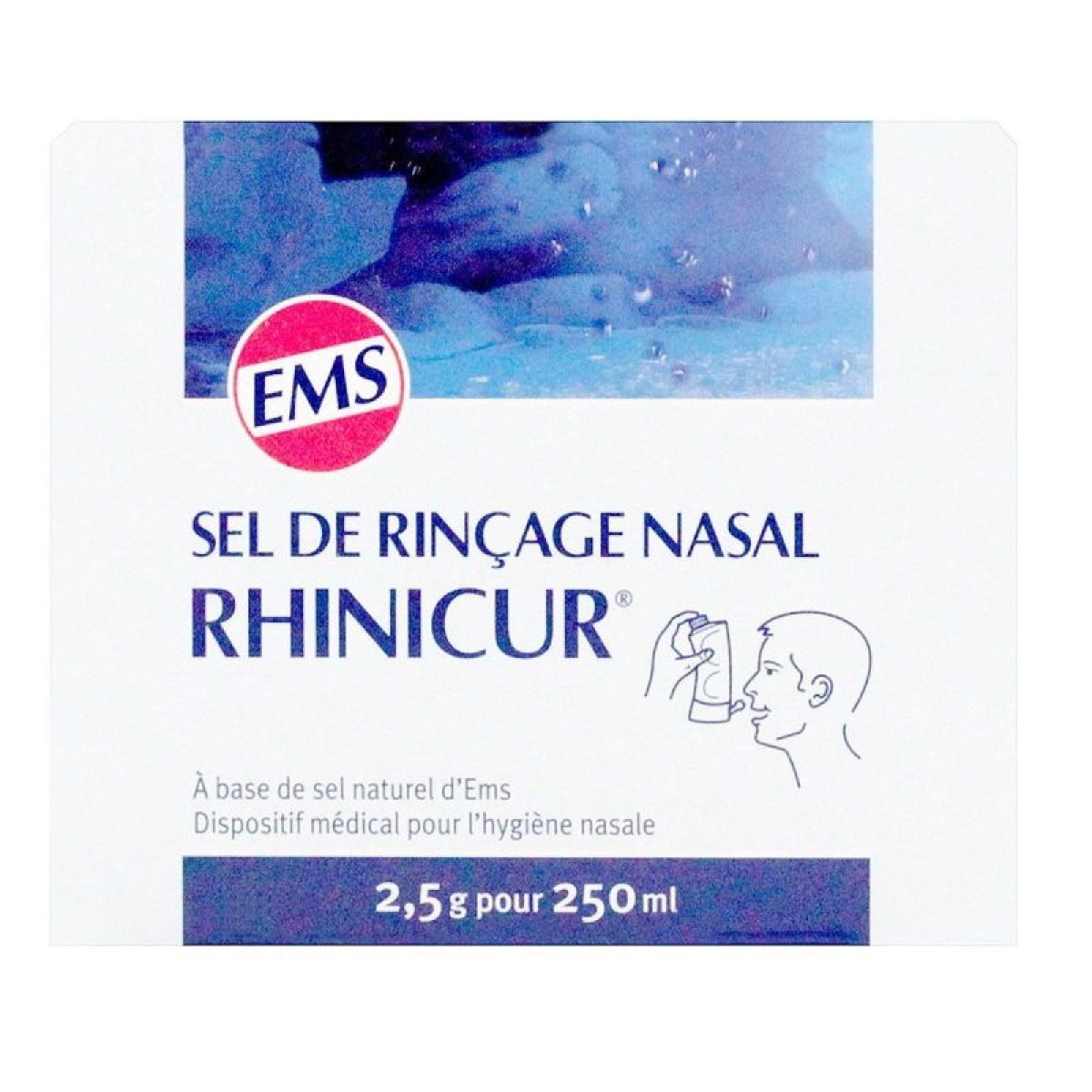 Rhinicur Sel de Rinçage Nasal x20 - Nettoyage des voies nasales