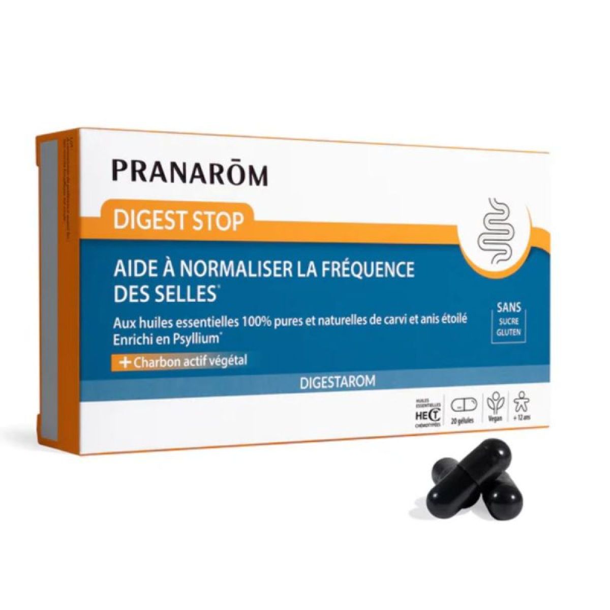 Pranarom Digestar Digest Stop 20 gélules - Confort digestif