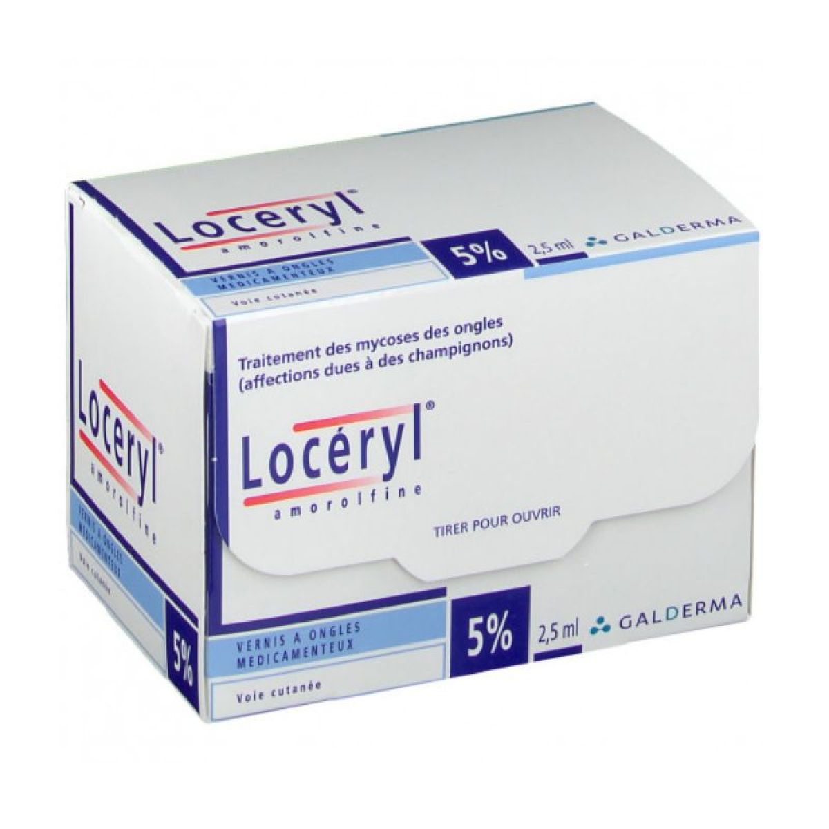 Loceryl Vernis Médicament 2,5ml - Traitement des Mycoses de l'Ongle
