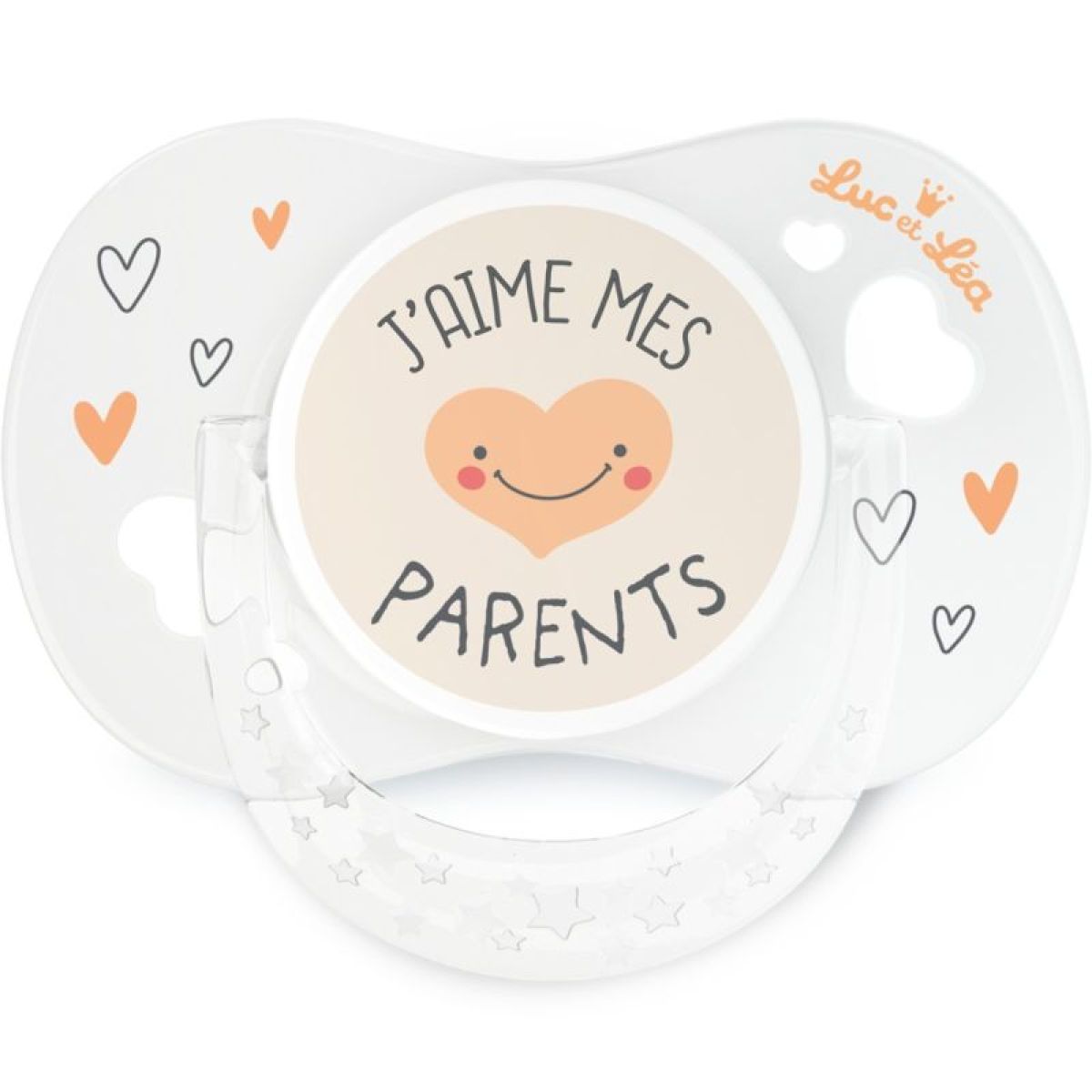 Sucette Luc et Léa +18M - J'aime Mes Parents