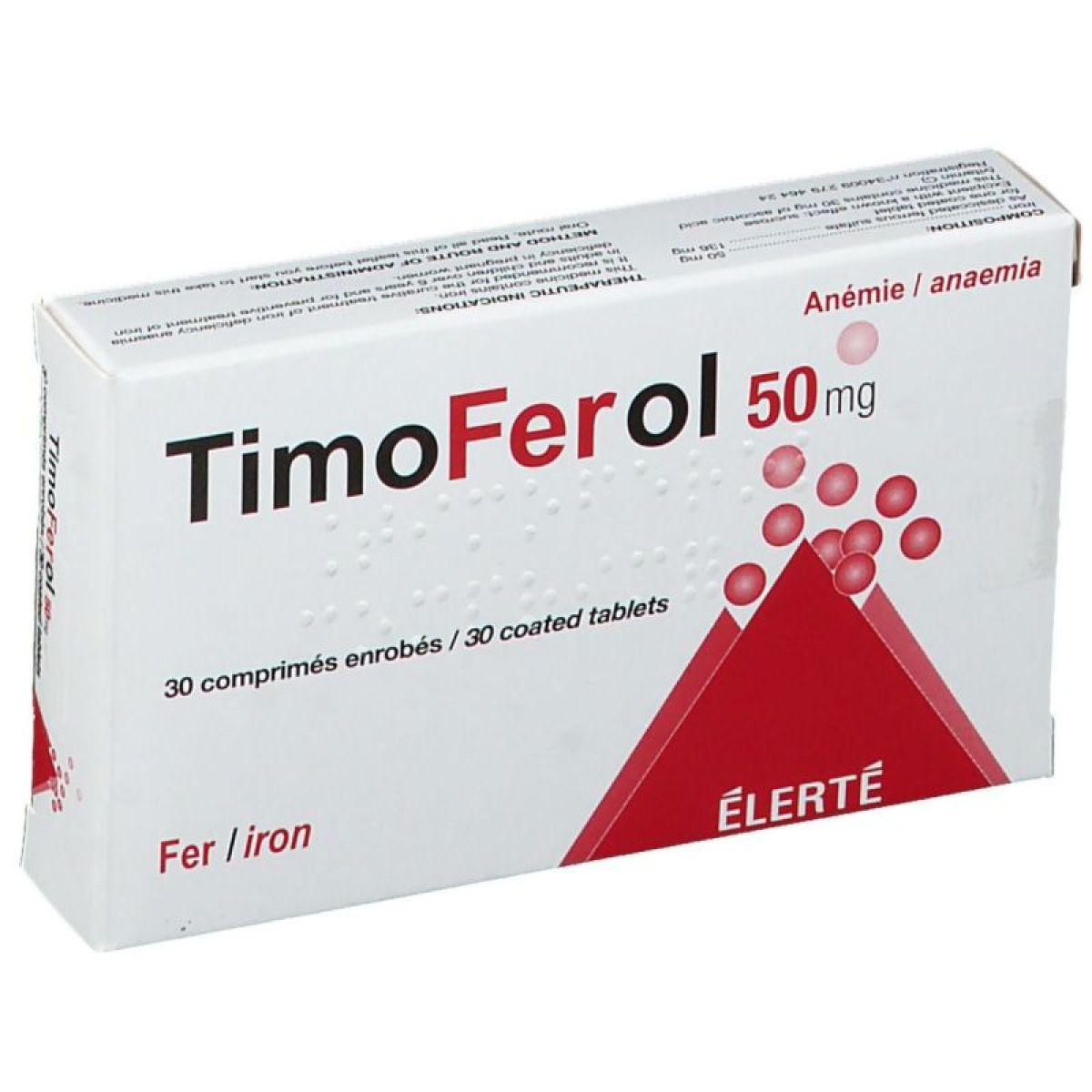 Timoferol 50mg x30 - Complément de Fer
