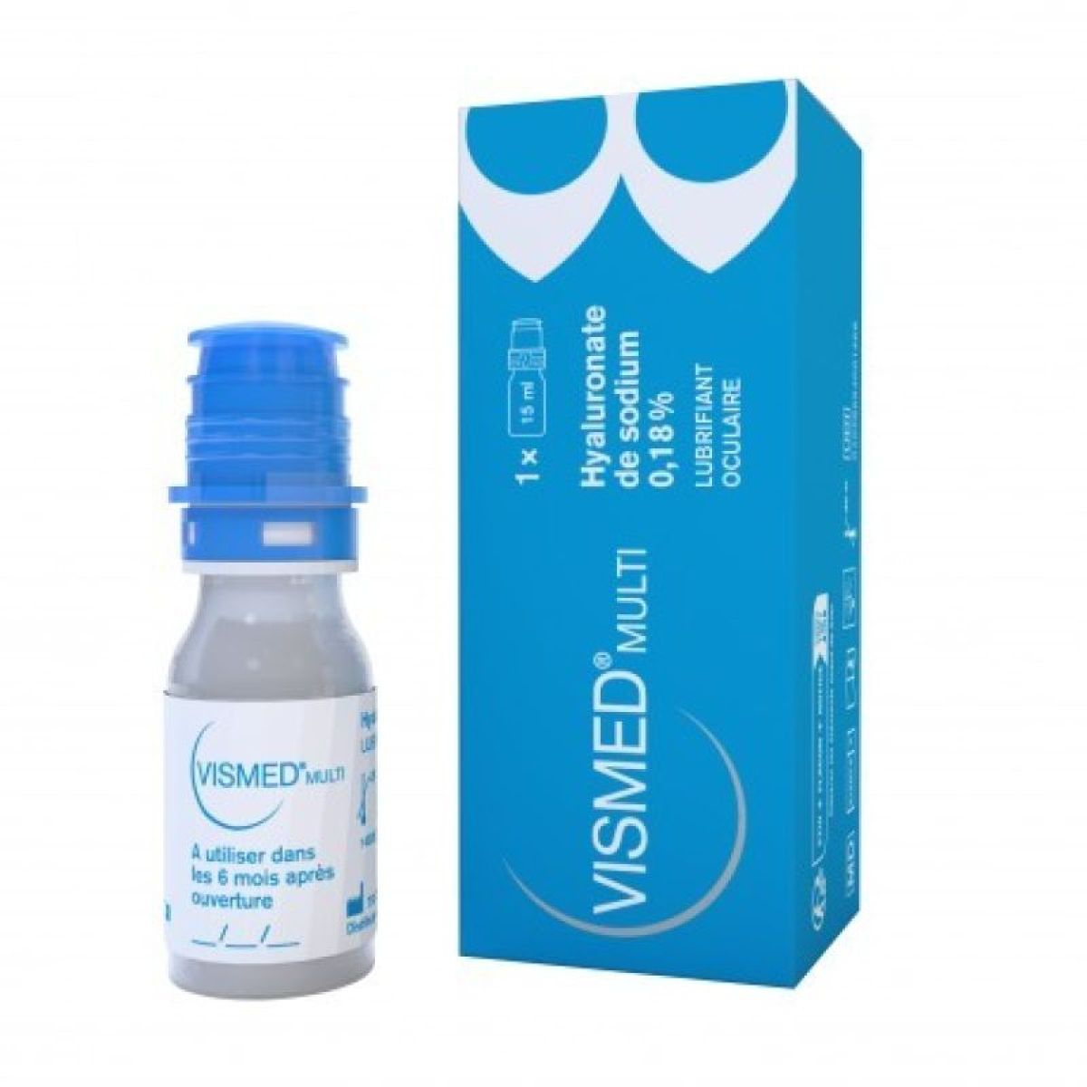 Vismed Multi Solution Oculaire Flacon Multidoses 15ml - Yeux Secs