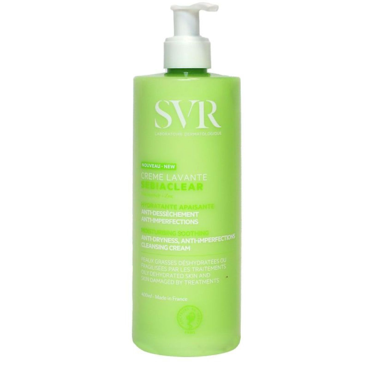 Sebiaclear Crème Lavante 400 ml - Nettoyage et anti-imperfections