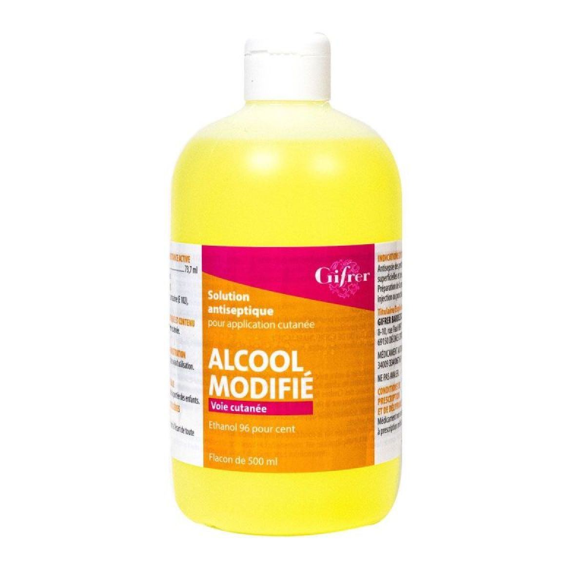Alcool Modifié 70° - Désinfection Gifrer
