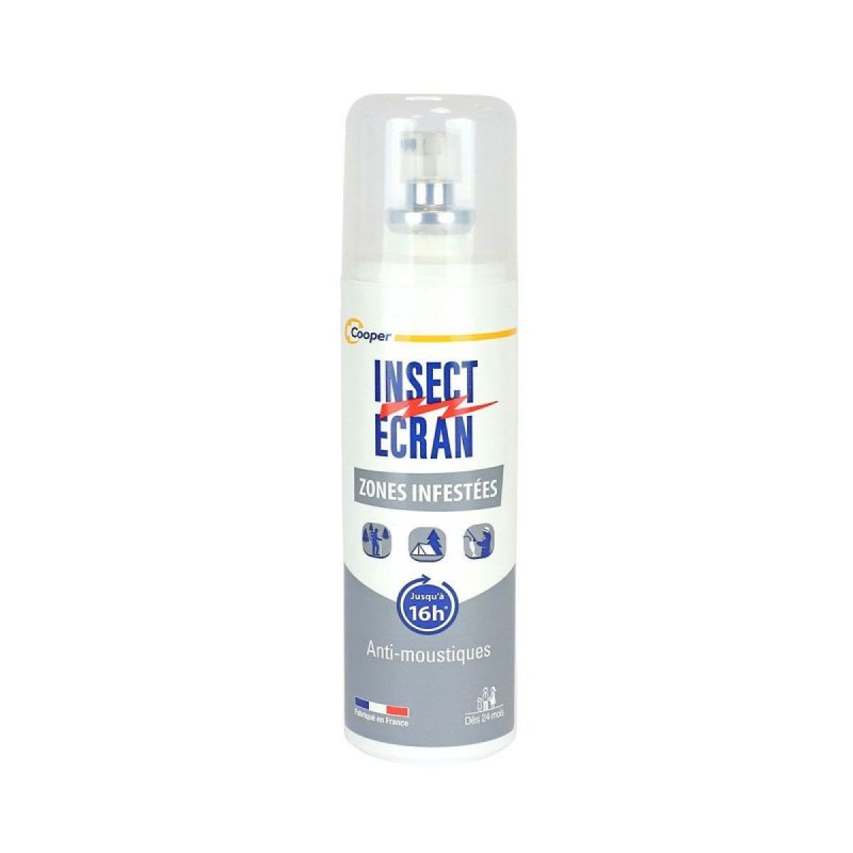 Insect-Ecran Zone Infestée : Spray répulsif pour adultes/enfants - 100ml