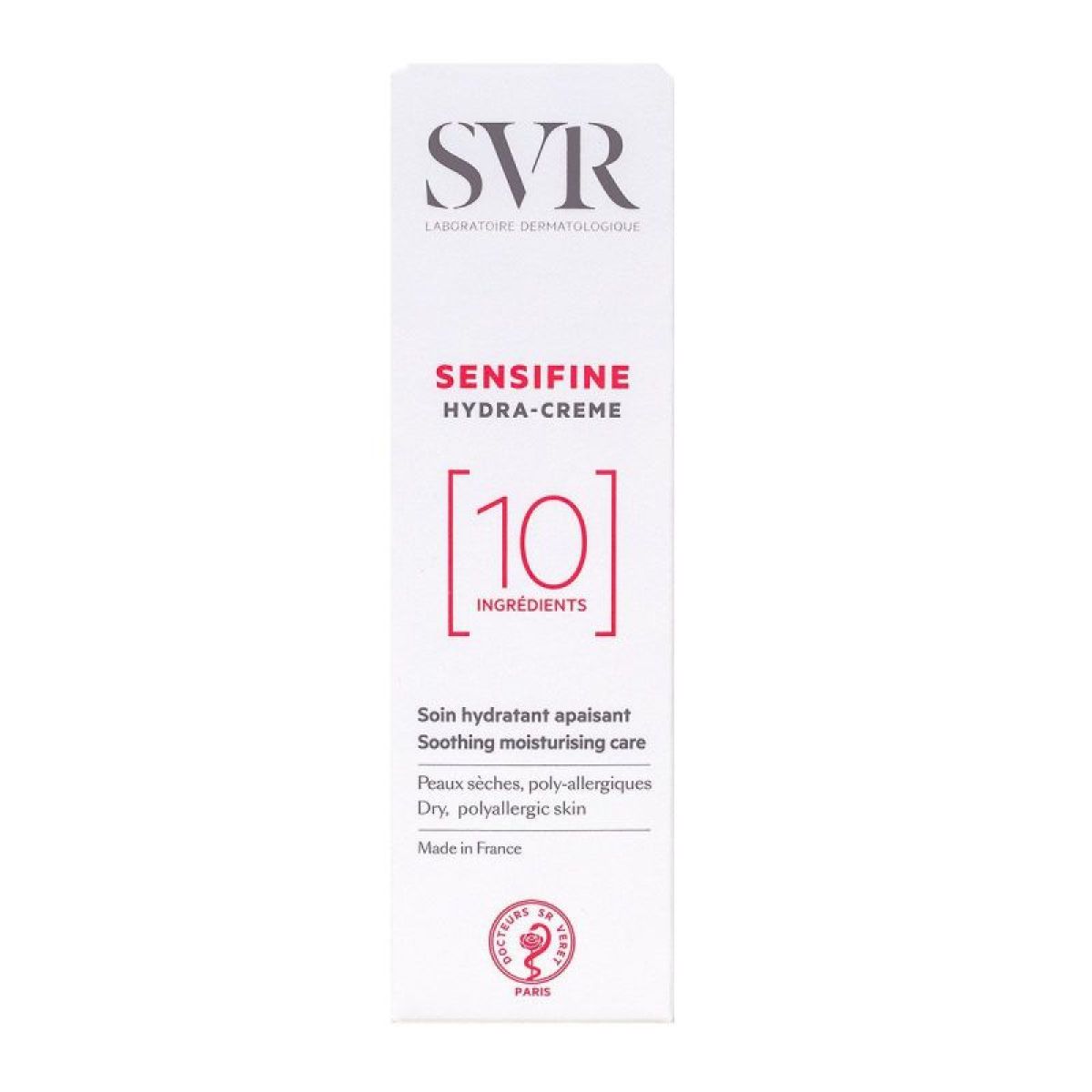 SVR Sensifine Hydra Crème 40ml - Soin Apaisant Hydratant Peaux Sensibles