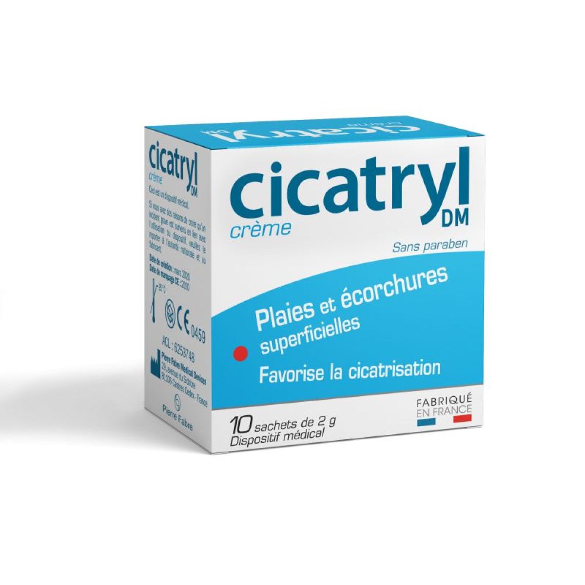 Cicatryl Crème DM x10 - Protection et Soin des Petites Plaies