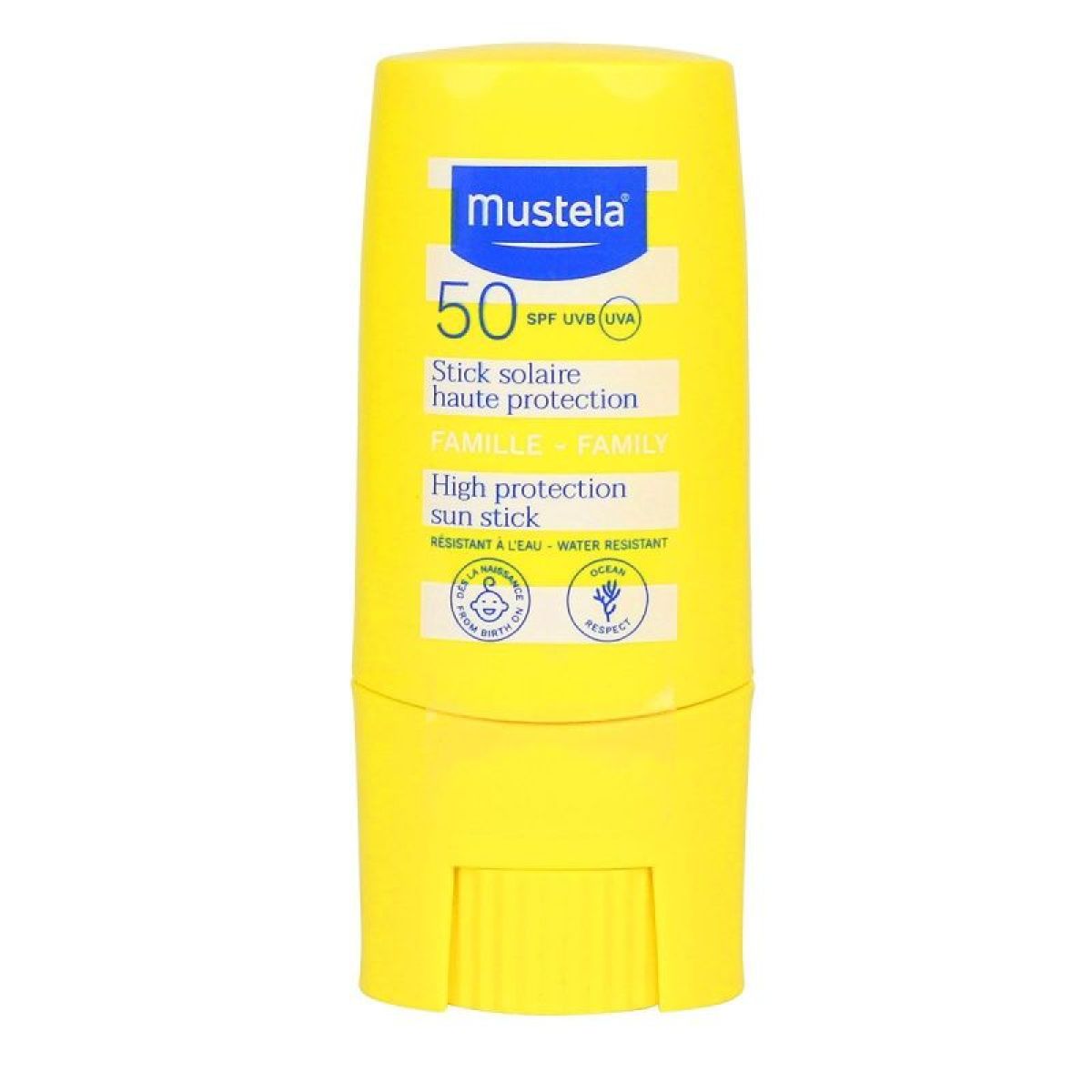 Mustela Solaire Stick Spf50 protection UVA UVB visage