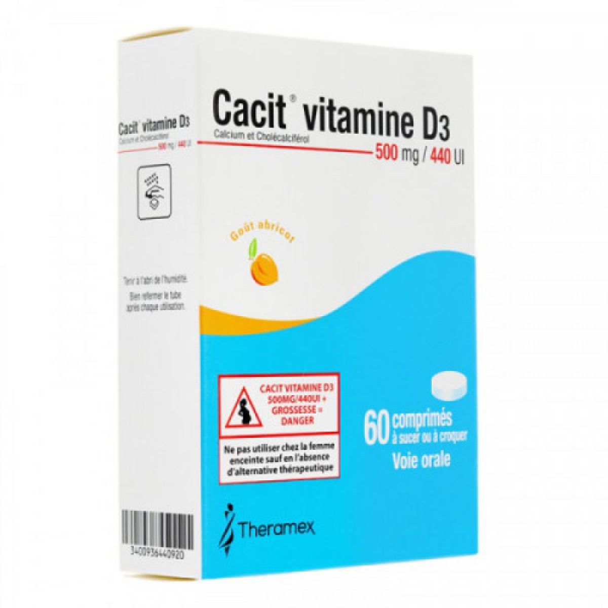 Cacit Vit D3 500Mg/1000Ui Cpr 30
