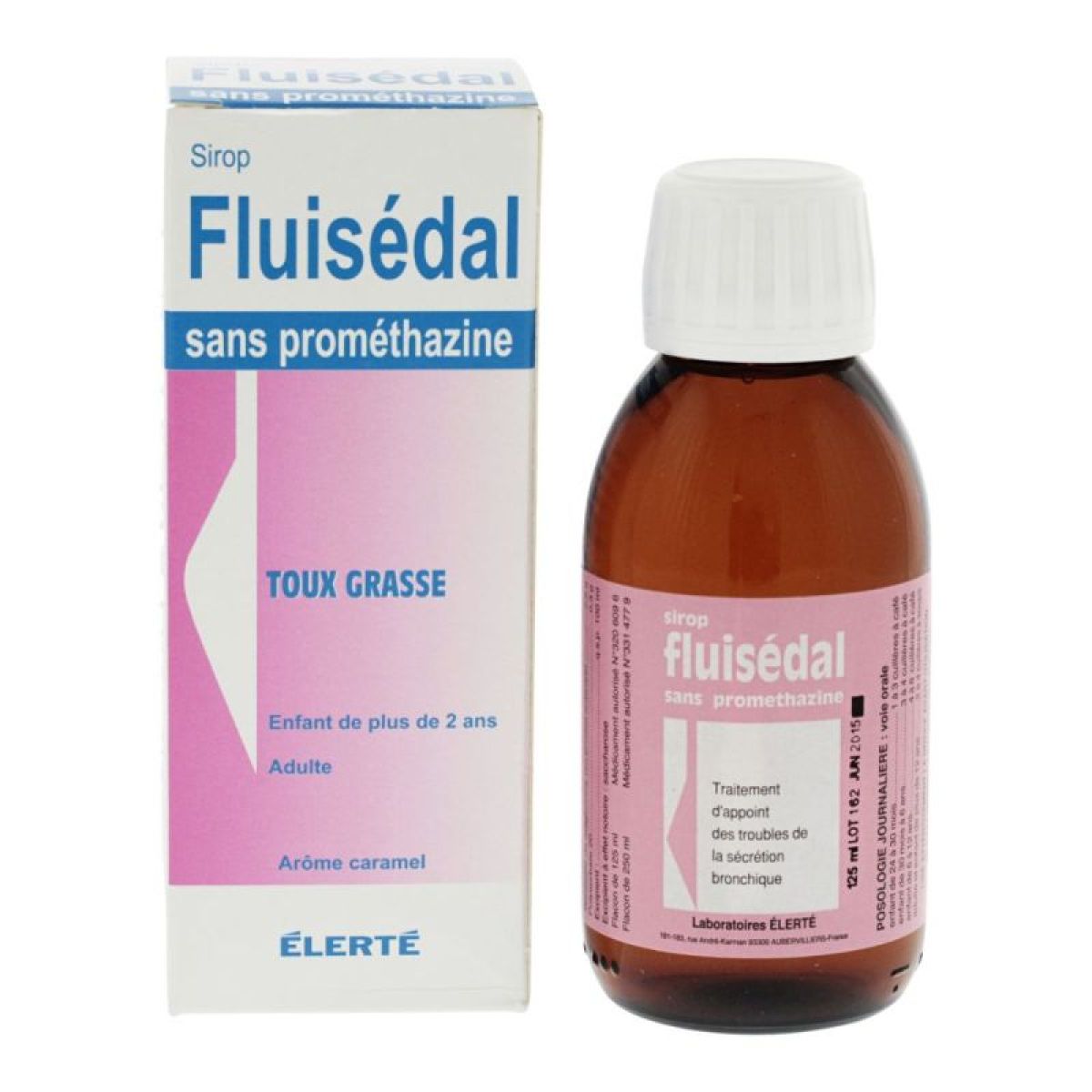 Fluisedal Sirop 125ml : soulagement des symptômes du rhume