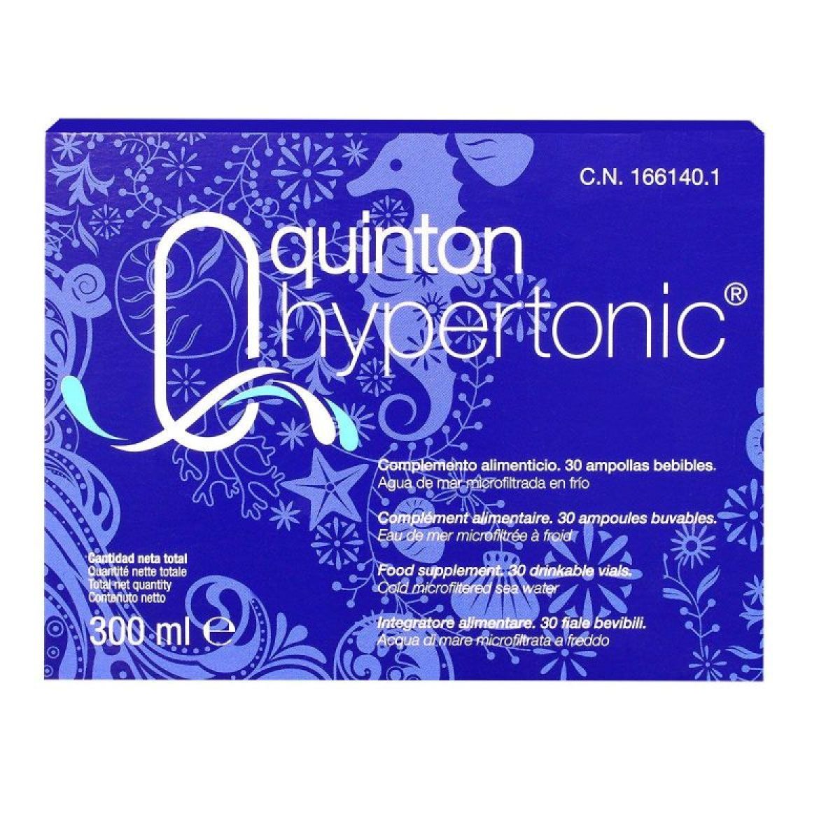 Quinton Solution Hypertonique Ampoules x30 - Reminéralisation