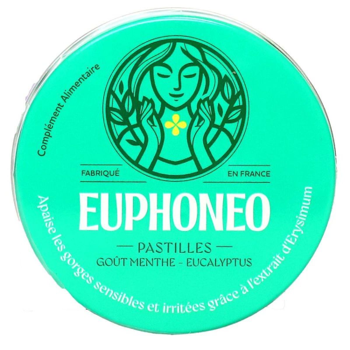 Euphoneo Pastilles Menthe Eucalyptus (x50) - Gorge Adoucie