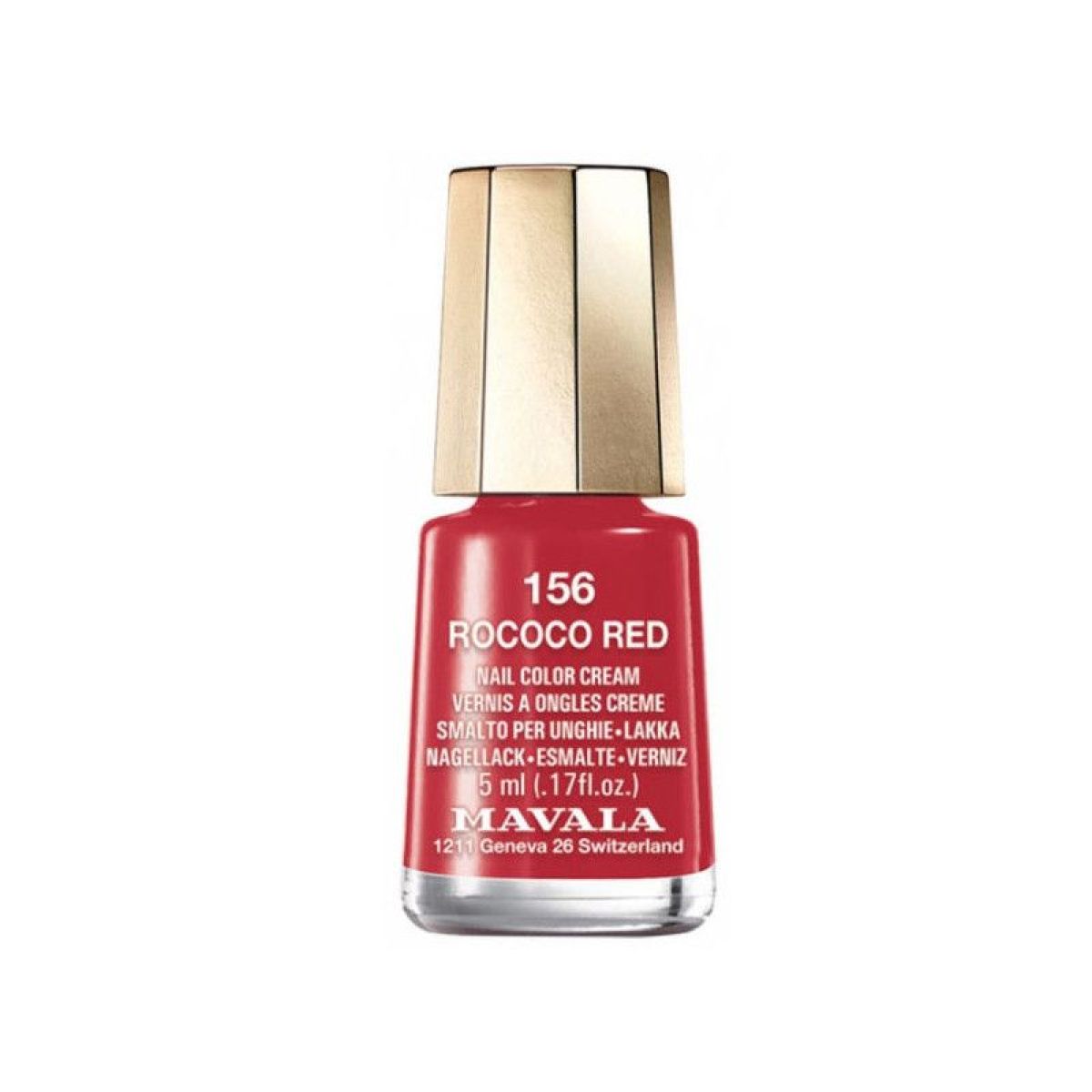Mavala Rococo Red Mini 5Ml - Rouge Vif et Audacieux