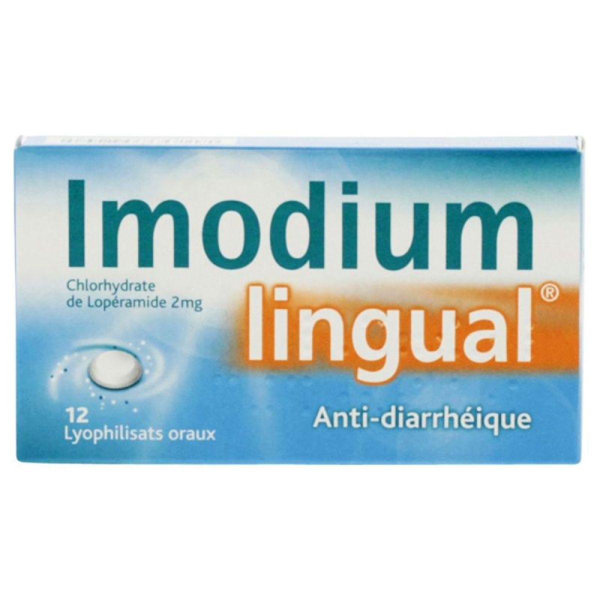 Imodiumlingual 2mg : Lyoc antidiarrhéique - 12 comprimés