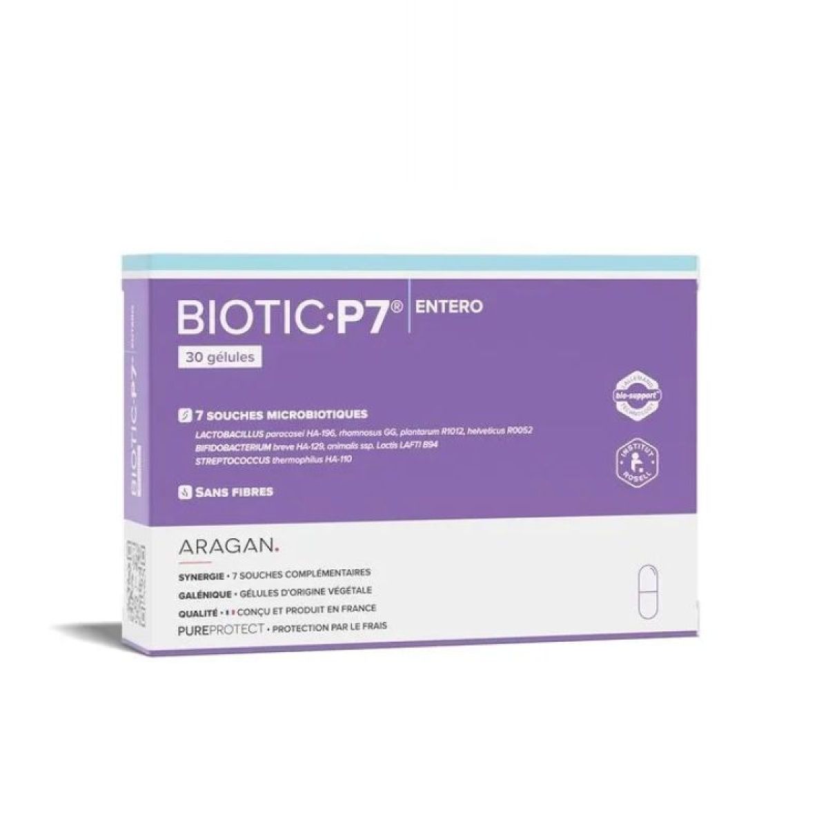 Aragan Probiotic 7 Entero - Gélules Santé Digestive - 30 unités