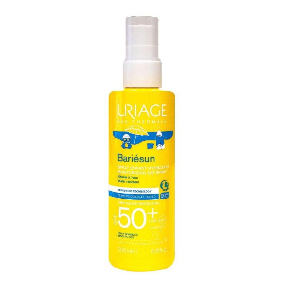 Uriage Bariésun Enfants Spray SPF50+ 200ml - Protection Solaire Haute pour Enfants